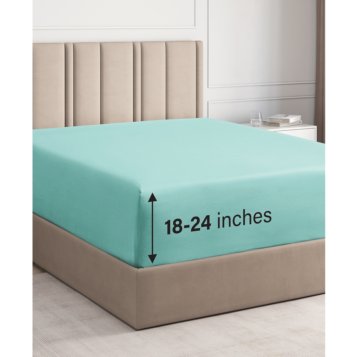 Click here for Extra Deep Pocket 18 - 24 Inch Microfiber Fitted S... prices