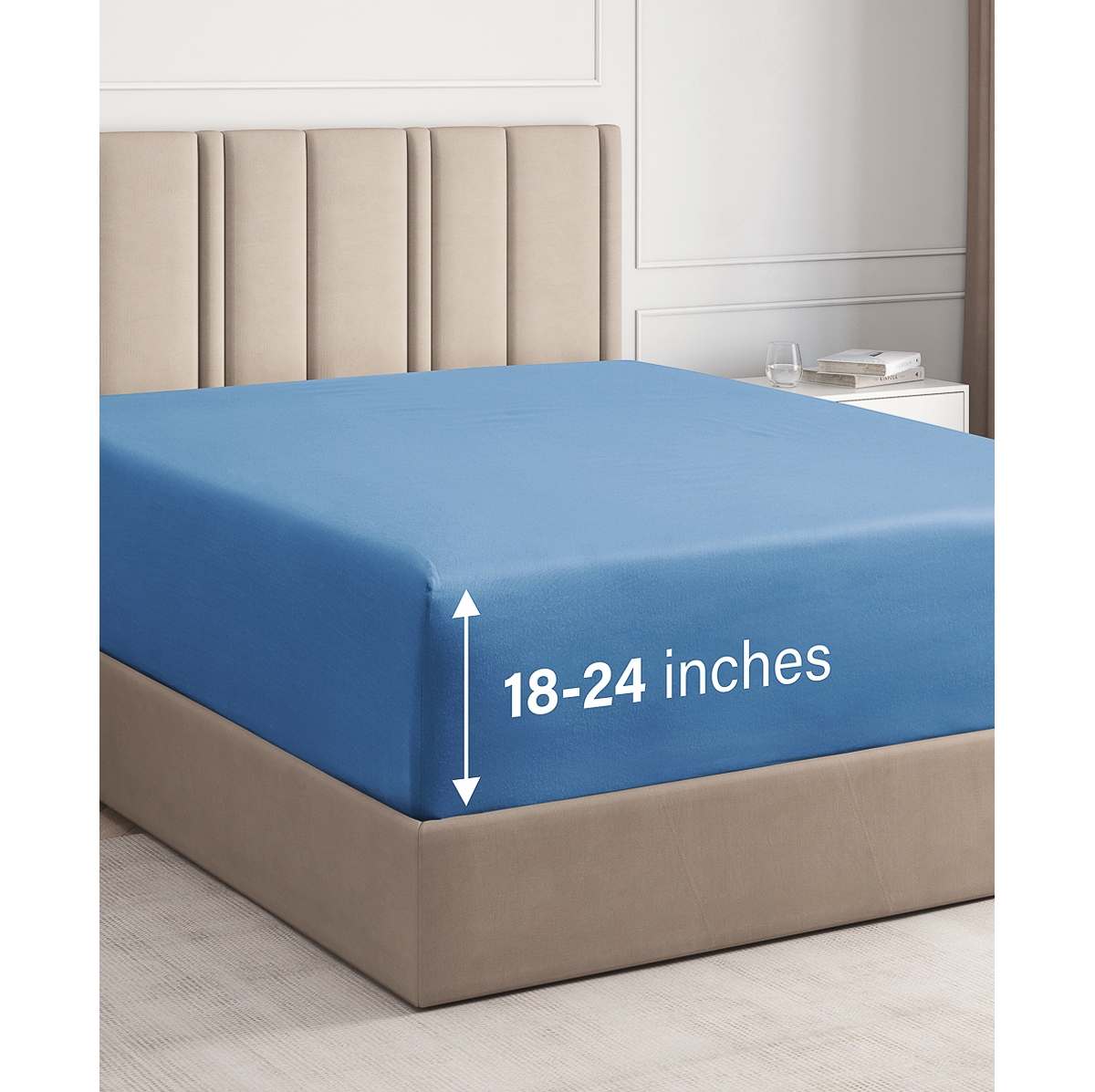 Click here for Extra Deep Pocket 18 - 24 Inch Microfiber Fitted S... prices