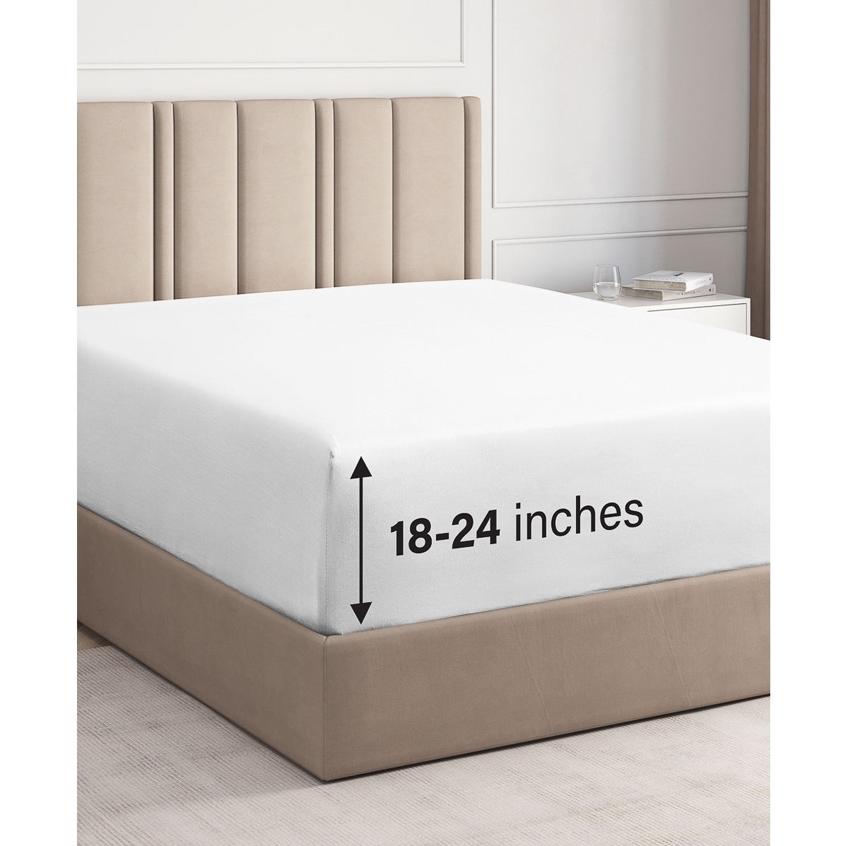 Click here for Extra Deep Pocket 18 - 24 Inch Microfiber Fitted S... prices