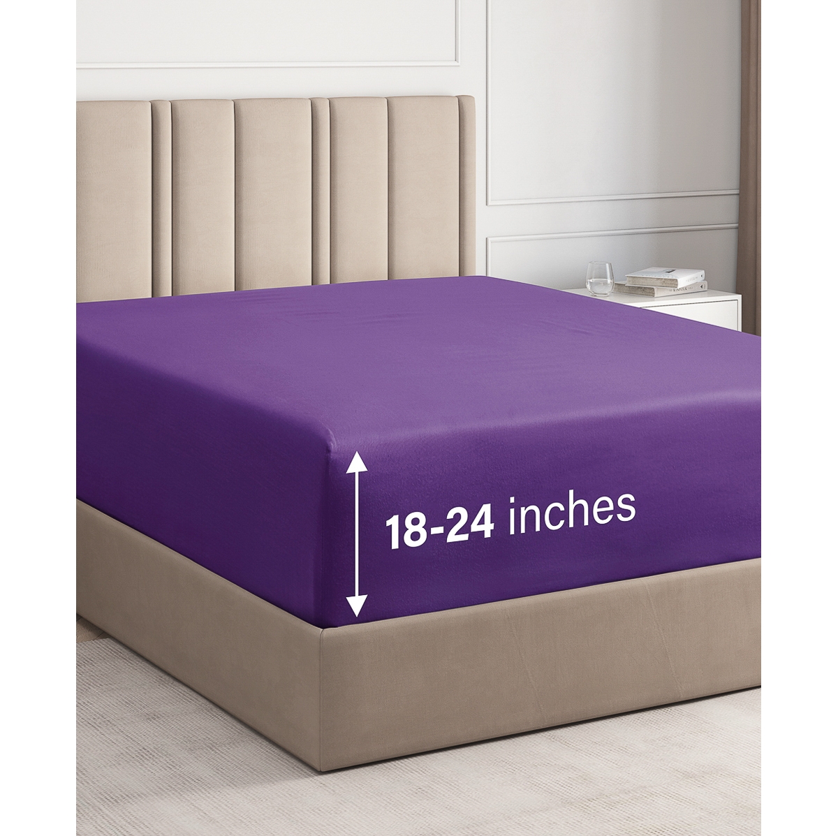 Click here for Extra Deep Pocket 18 - 24 Inch Microfiber Fitted S... prices