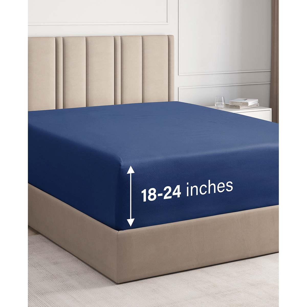 Click here for Extra Deep Pocket 18 - 24 Inch Microfiber Fitted S... prices