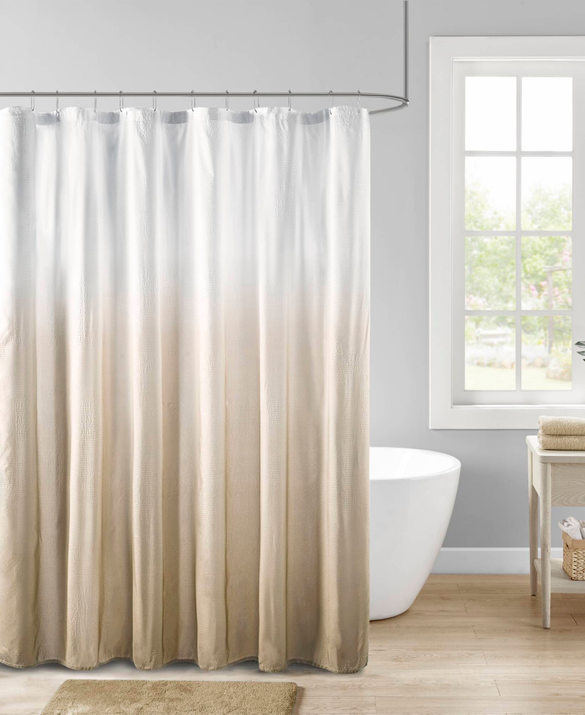 Click here for Madison Park Ara Ombre Printed Seersucker Shower C... prices