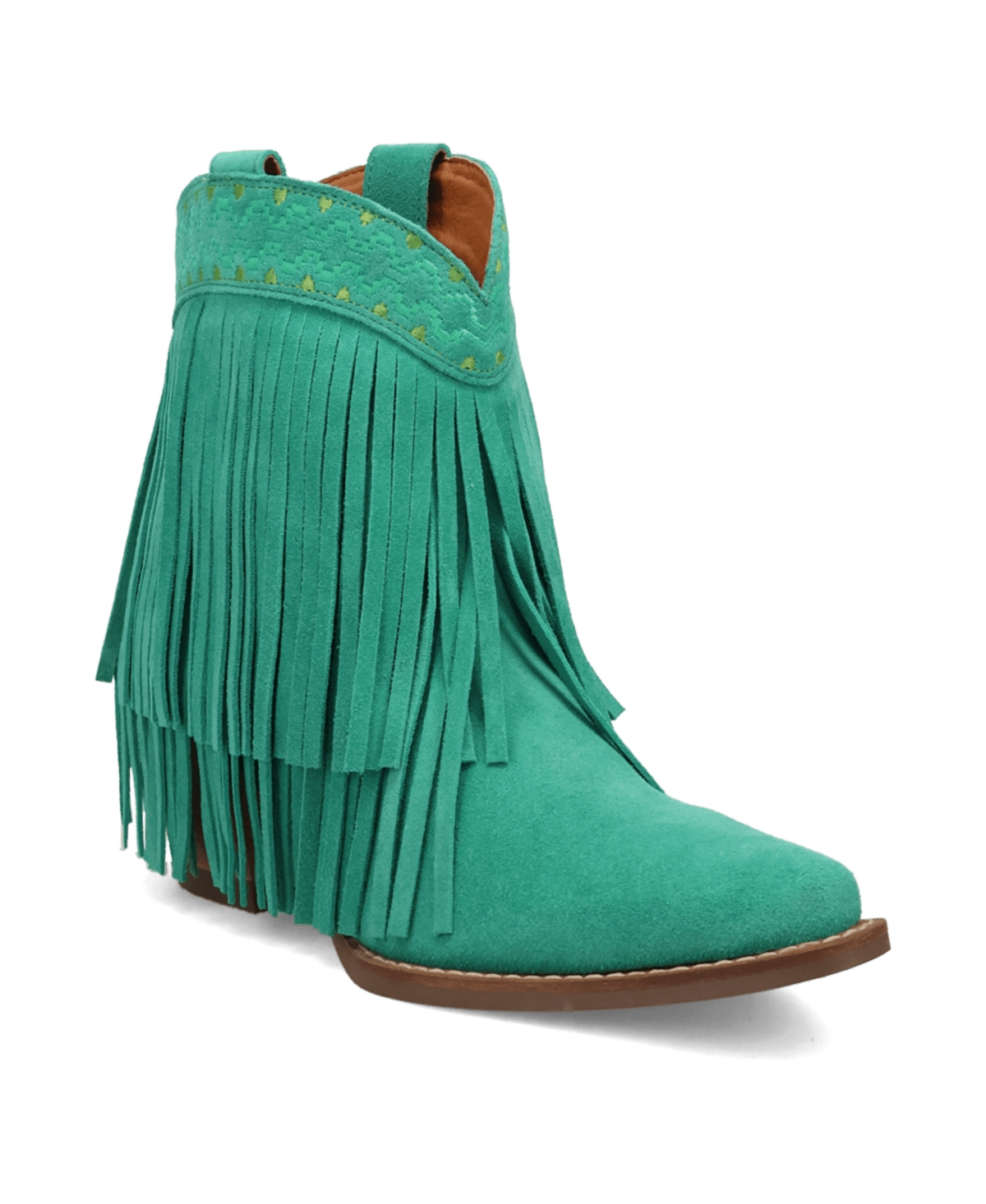Click here for Dingo Womens Tapadero Suede Bootie - Green prices