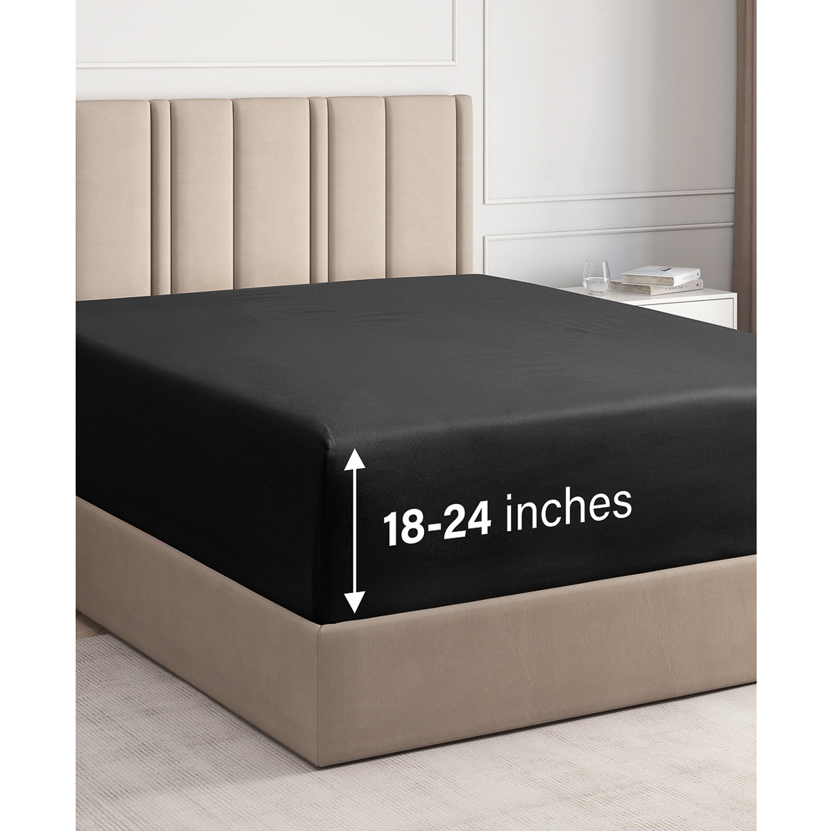 Click here for Extra Deep Pocket 18 - 24 Inch Microfiber Fitted S... prices