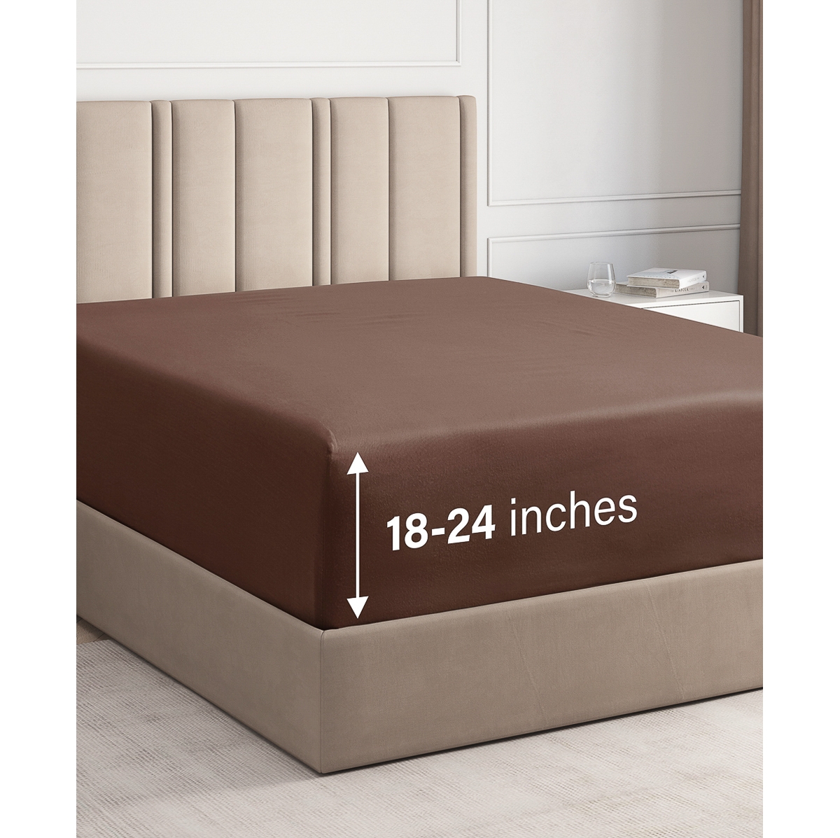 Click here for Extra Deep Pocket 18 - 24 Inch Microfiber Fitted S... prices