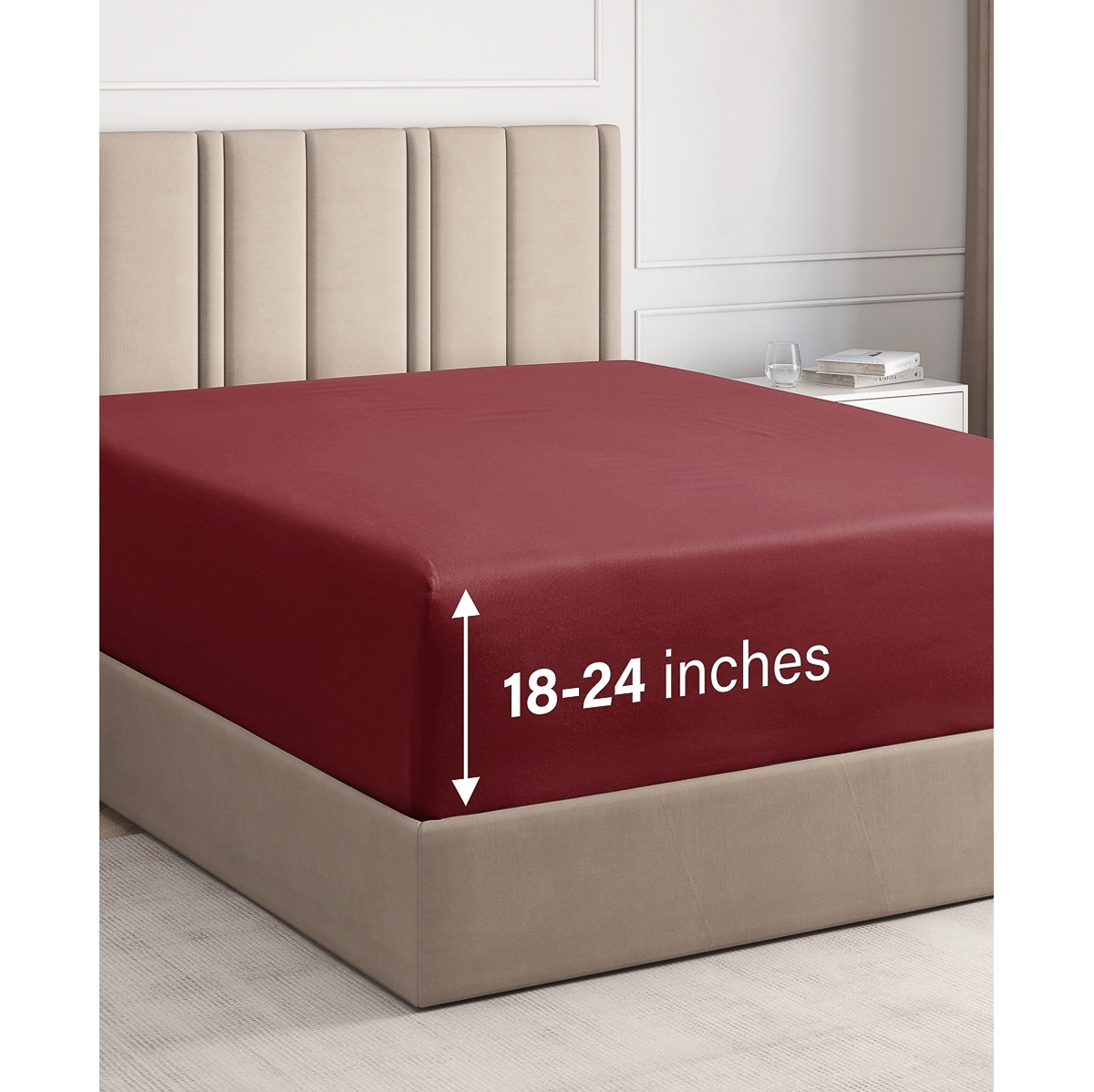 Click here for Extra Deep Pocket 18 - 24 Inch Microfiber Fitted S... prices