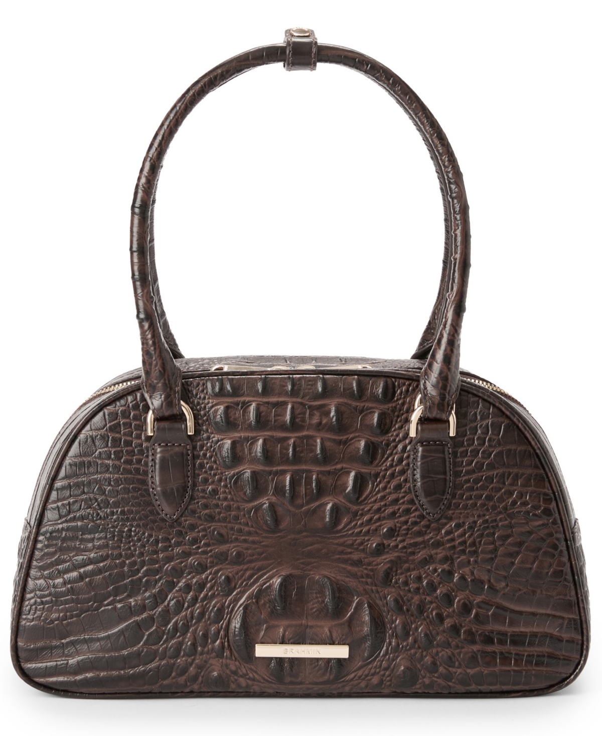 Click here for Brahmin Angie Alden Road Medium Leather Dome Satch... prices