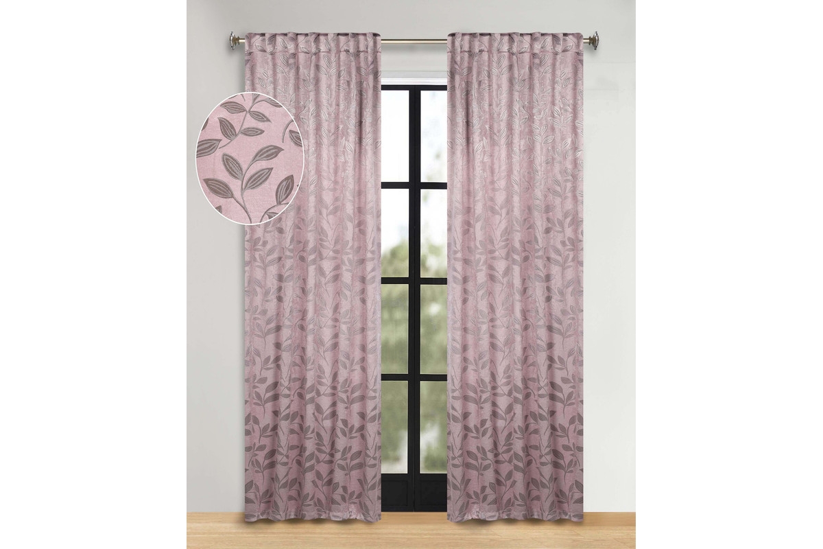 Click here for Superior Modern Leaves Room Darkening Grommet Top... prices