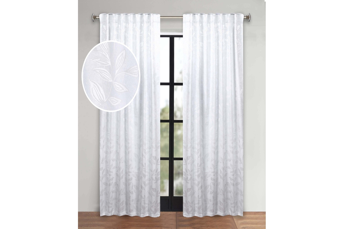 Click here for Superior Modern Leaves Room Darkening Grommet Top... prices