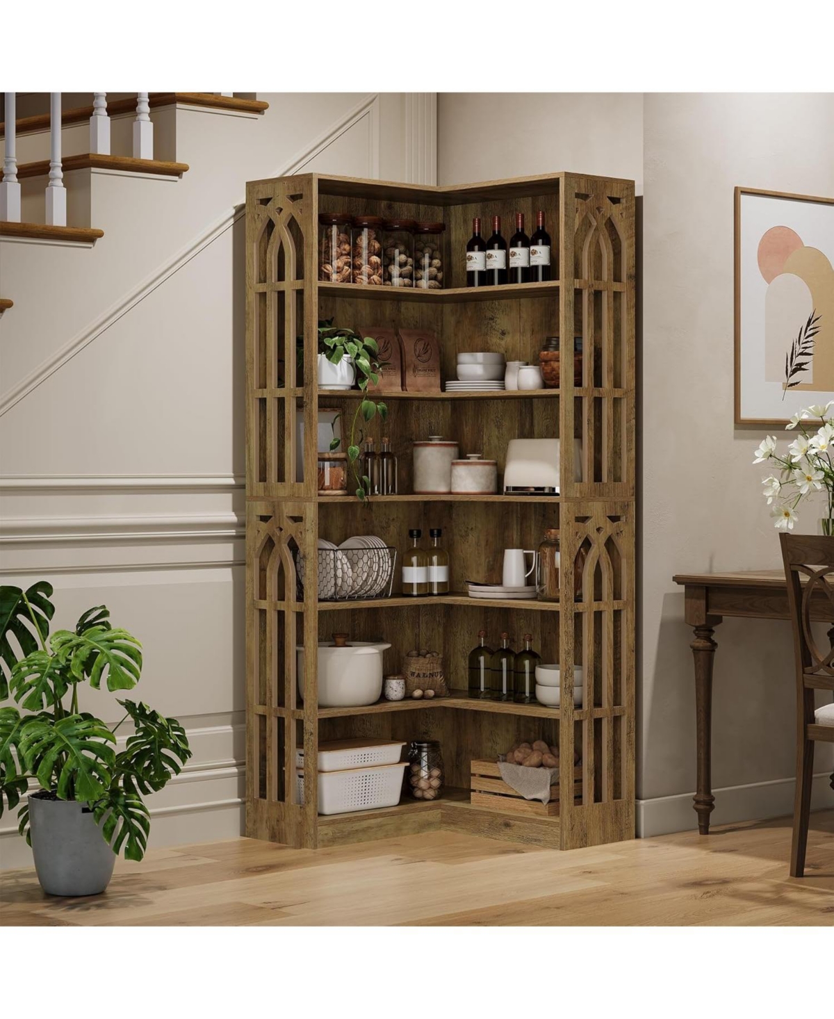 Click here for Tribesigns 6-tier Kitchen Pantry  75.2" Tall... prices