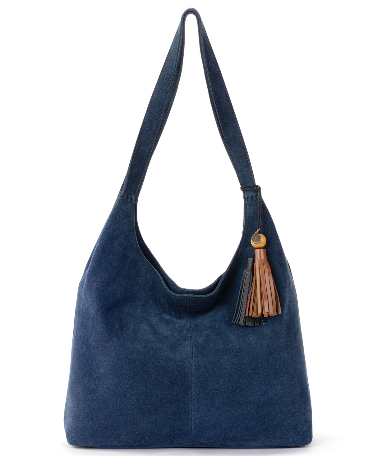 Click here for Womens Huntley Leather Hobo Bag - Indgo Sued prices