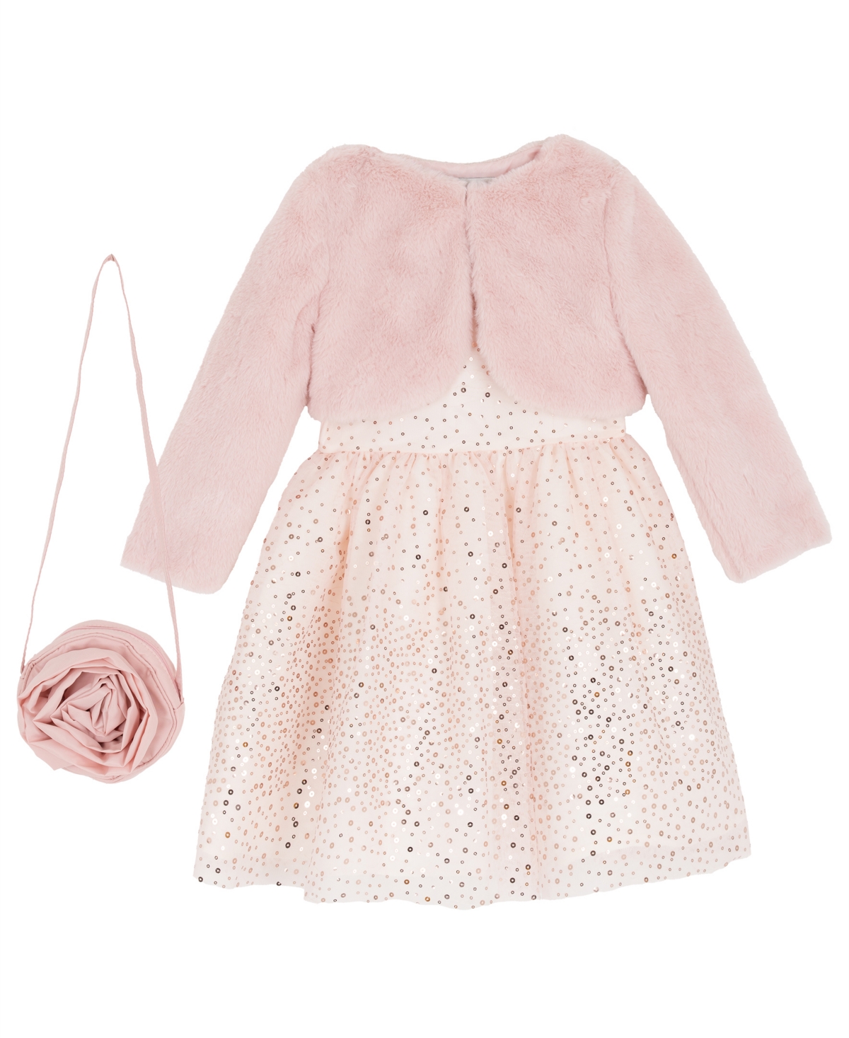 Click here for Rare Editions Girls 4T-6X Sequin Jacket  Dress and... prices