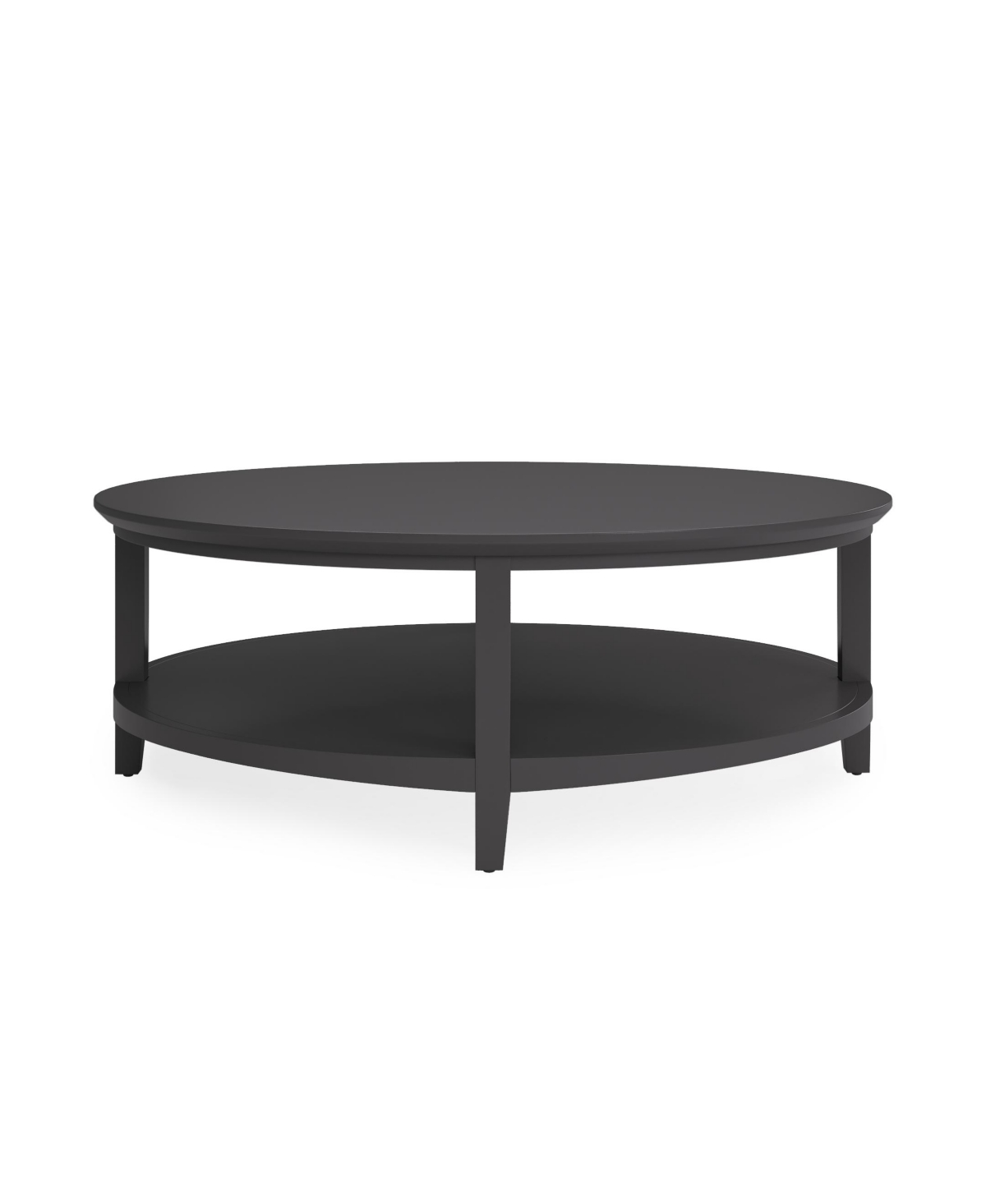 Furniture 47 Solid Wood Hedworth Round Coffee Table - Raven