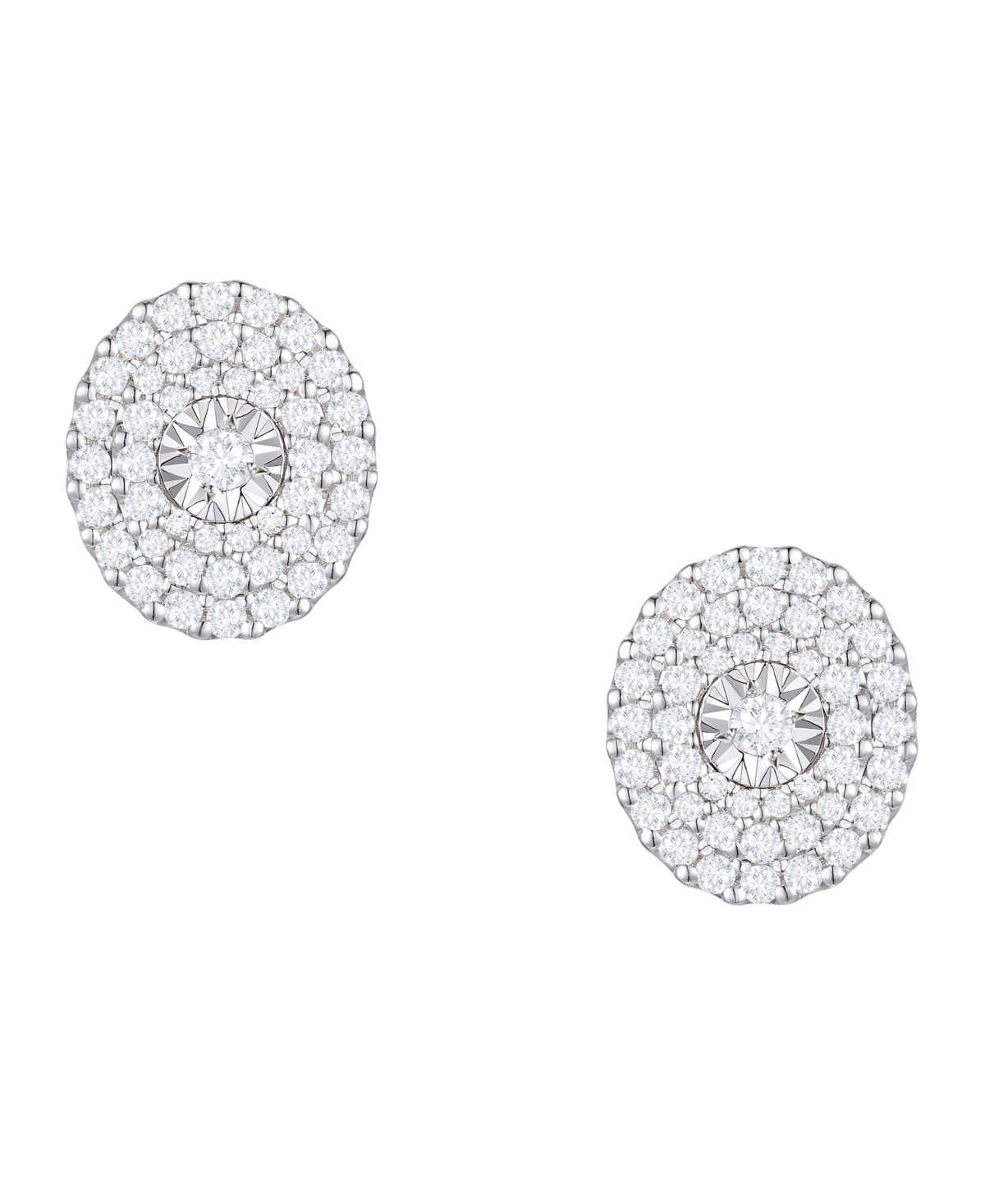 Click here for Macys Diamond Earrings (1/2 ct. t.w.) in Sterling... prices