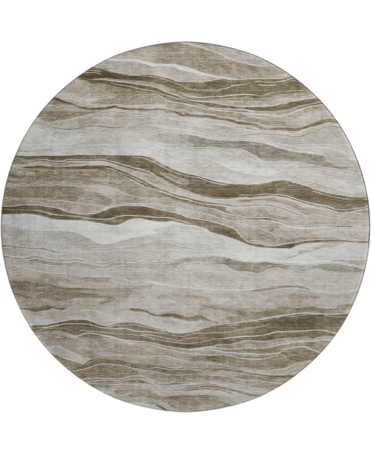 Click here for Dalyn Pacifica PA6 8x8 Round Area Rug - Brown prices