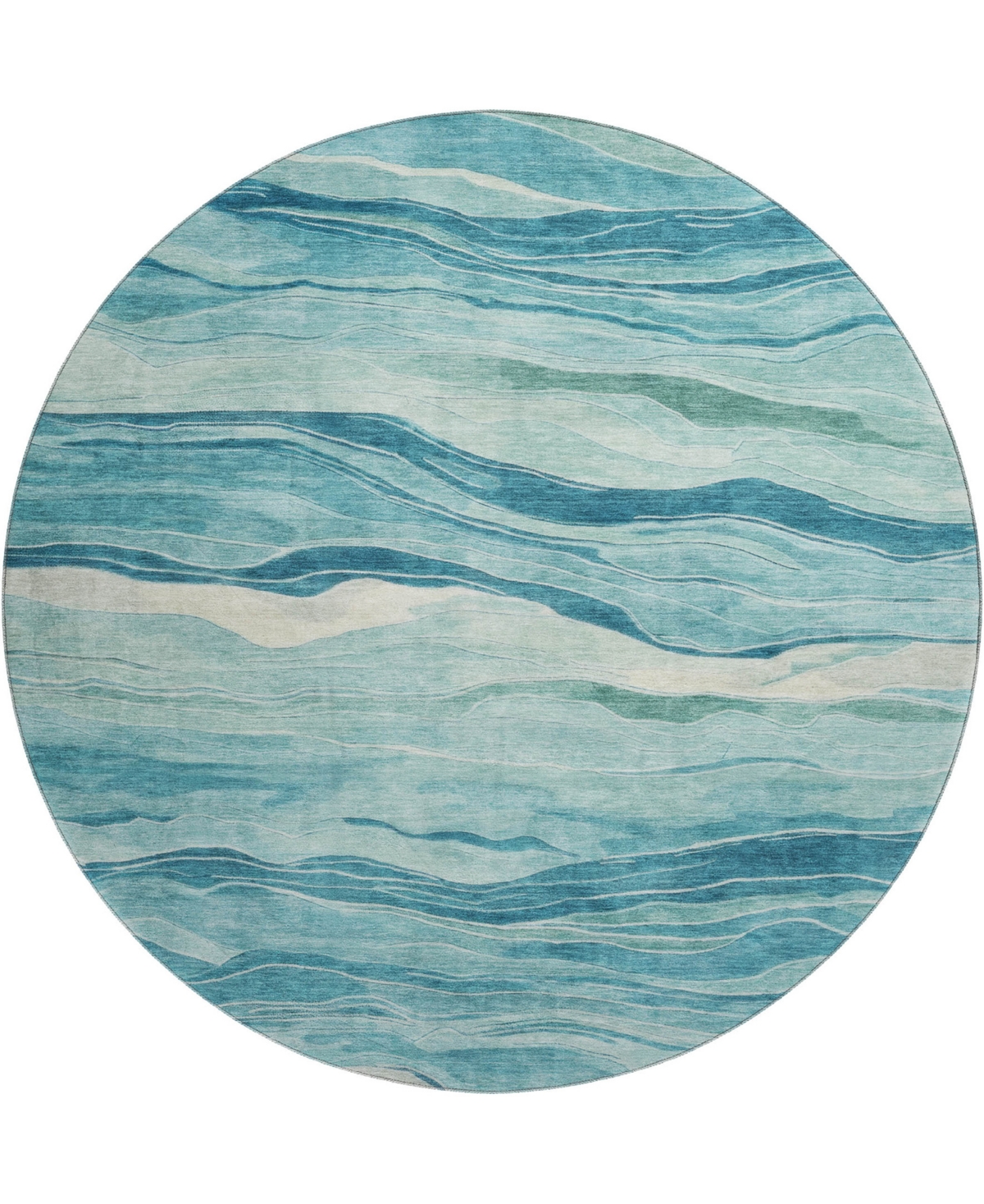 Click here for Dalyn Pacifica PA6 8x8 Round Area Rug - Turquoise prices