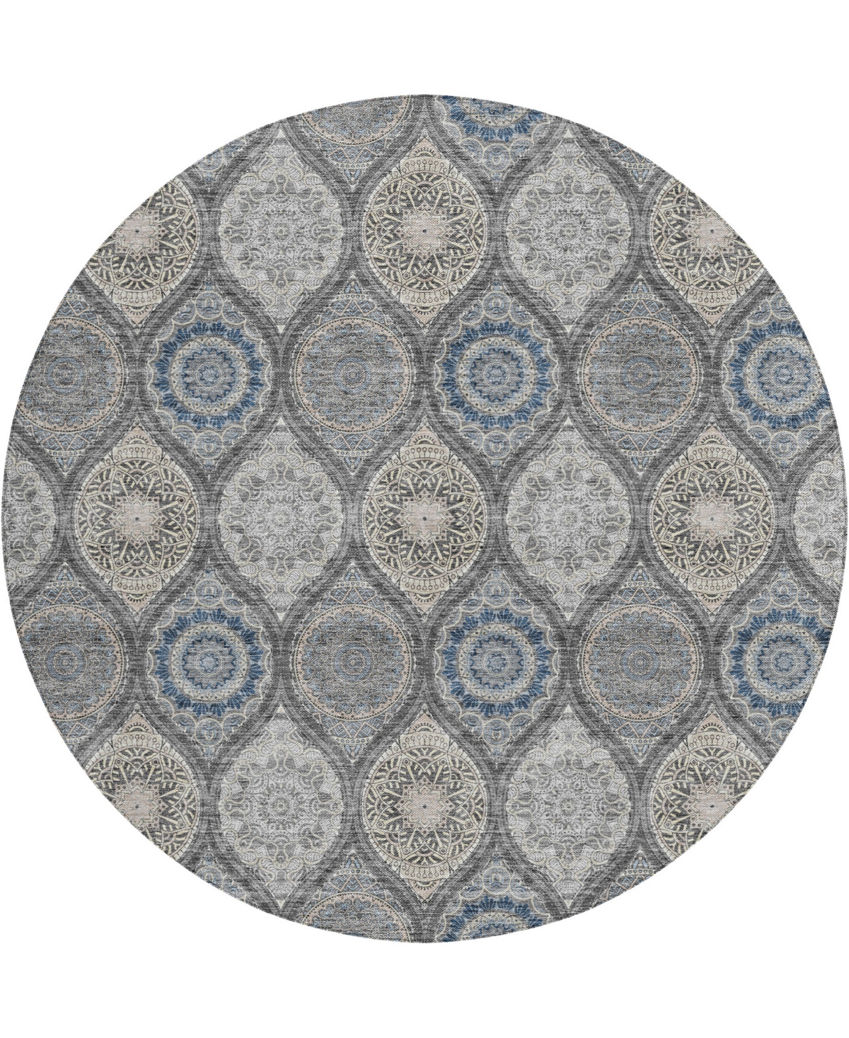 Click here for Dalyn Solace SL1 8x8 Round Area Rug - Gray prices