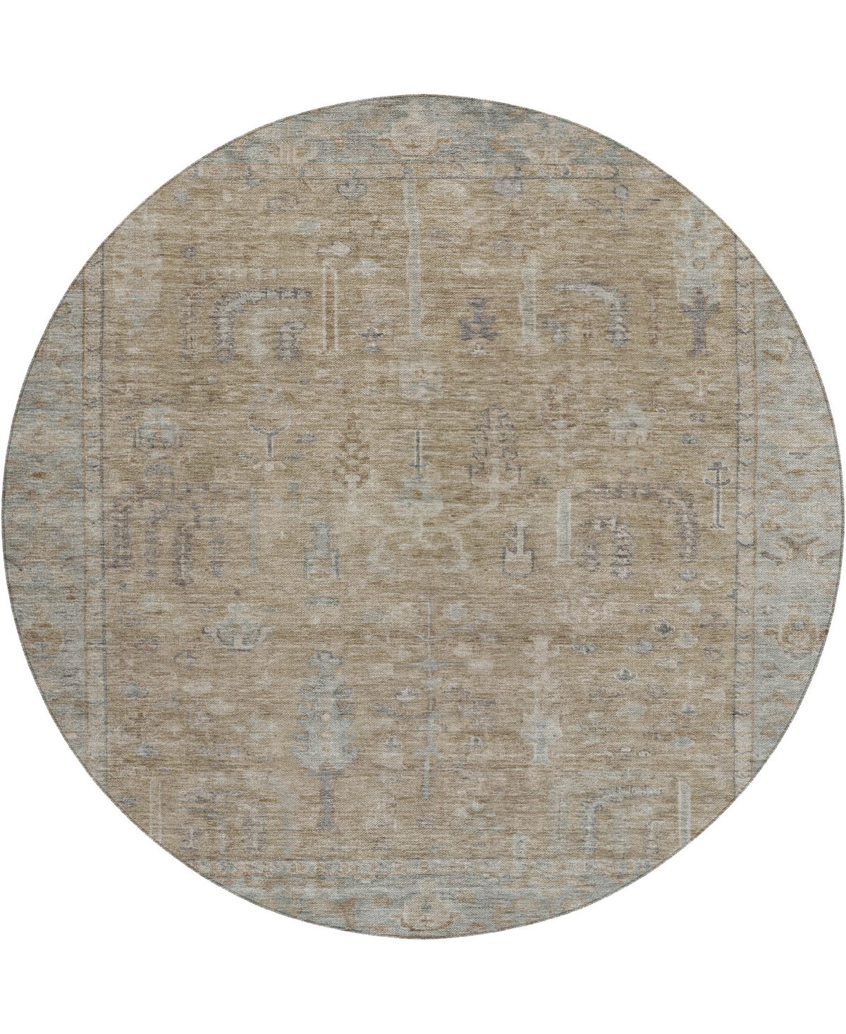 Click here for Dalyn Solace SL11 8x8 Round Area Rug - Tan  Beige prices