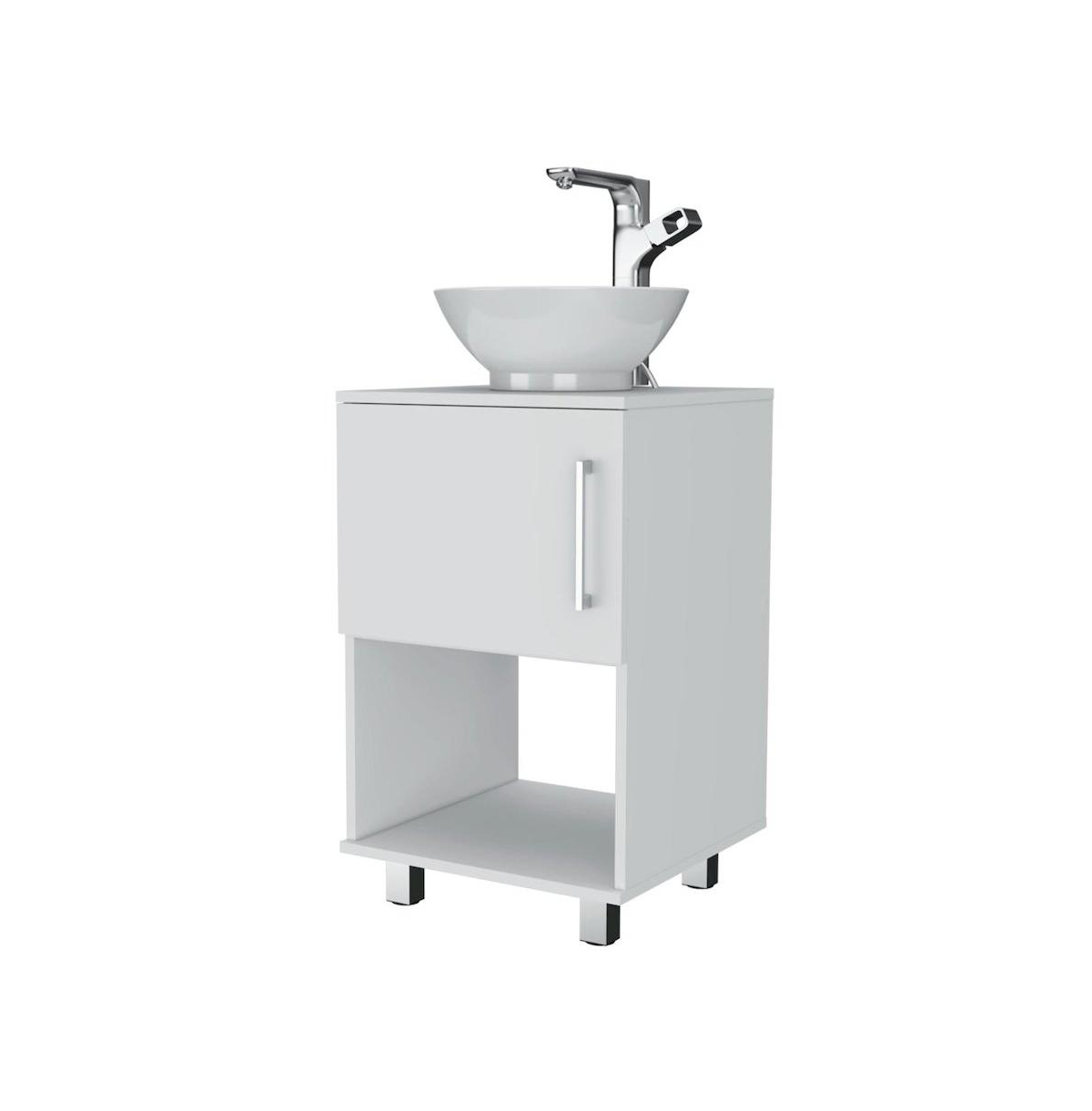 Click here for Tuhome Gouda 18" Bathroom Vanity White Mdf prices
