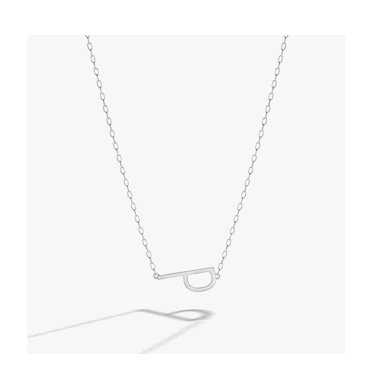 Click here for Precious Elongated Initial L - Silver (Alphabet P) prices