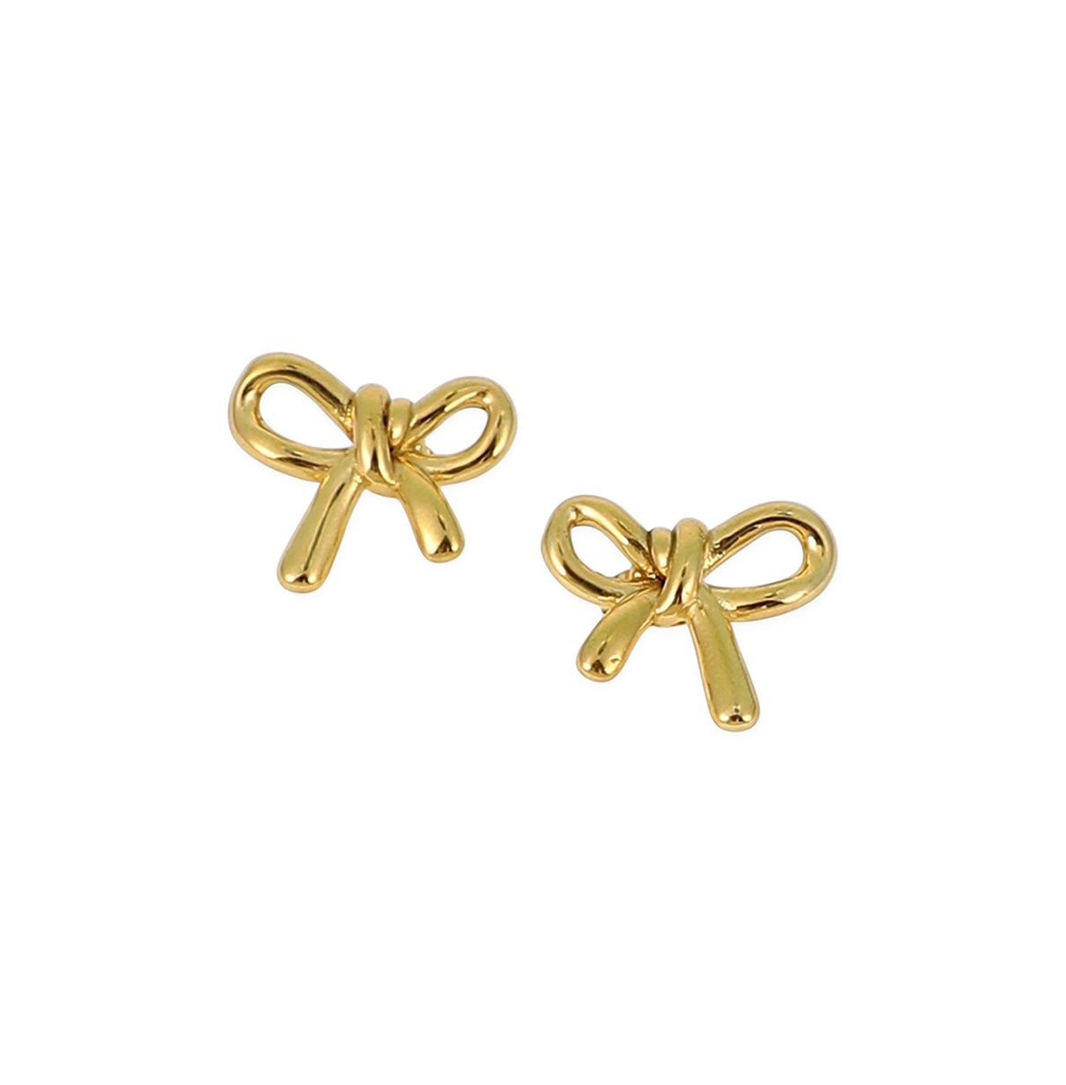 Click here for Womens The Bow-Knot Stud Earrings - California Gol... prices