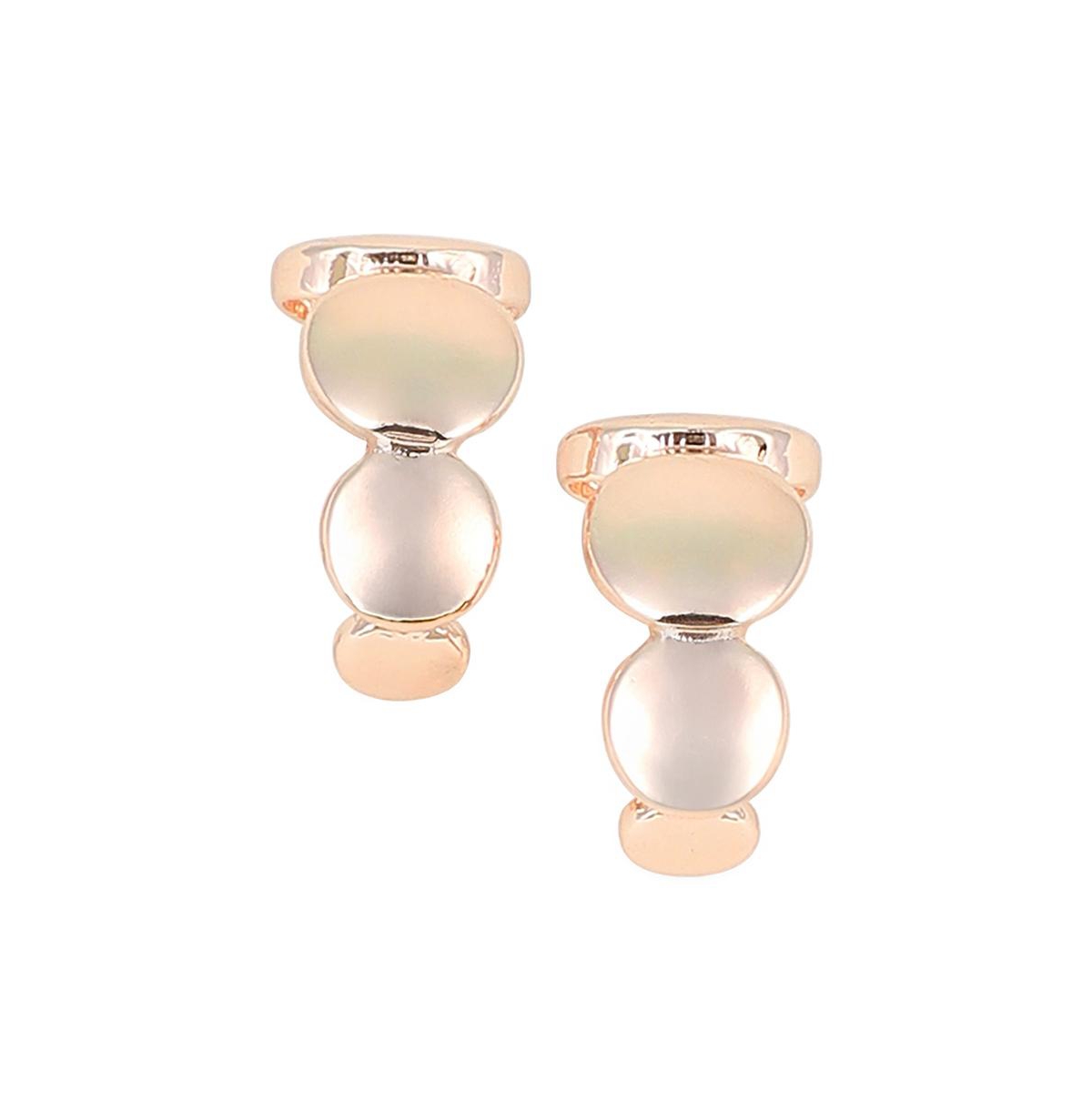 Click here for Womens The Orb Hoop Earrings - Rose Gold - Gold prices