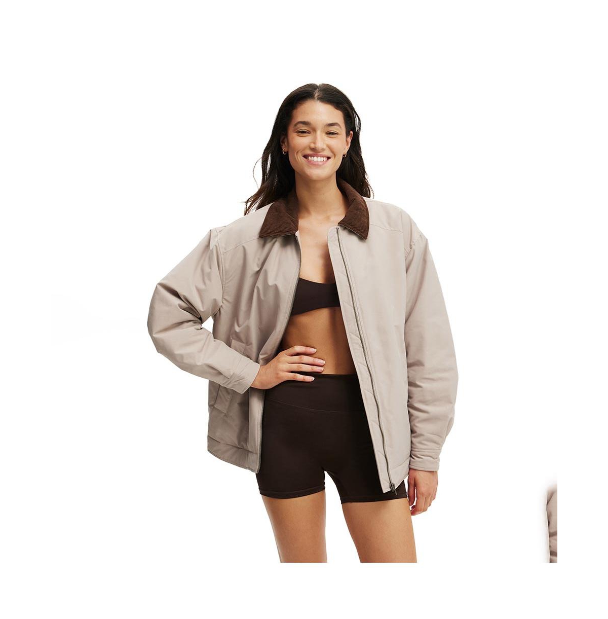 Click here for Cotton On Womens Active Contrast Collar Oversized... prices