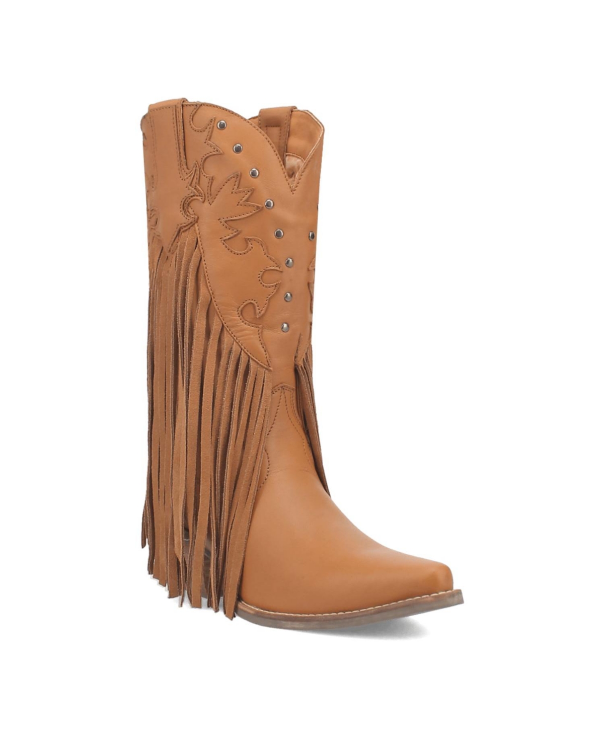 Click here for Dingo Womens Hoedown Leather Boot - Camel prices