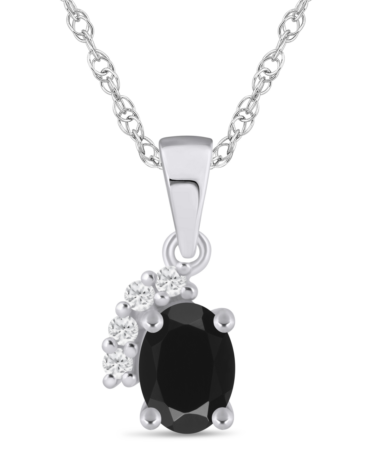 Click here for Macys Gemstone and Diamond Pendant Necklace (1/20... prices