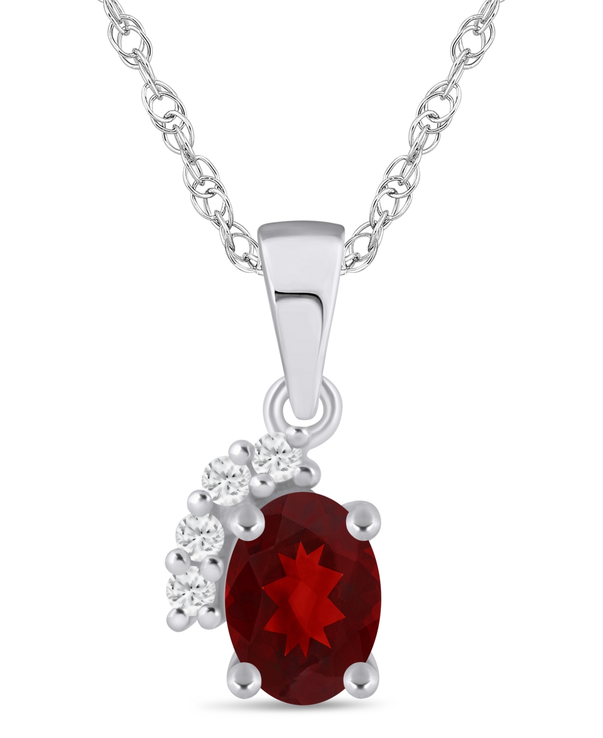 Click here for Macys Gemstone and Diamond Pendant Necklace (1/20... prices