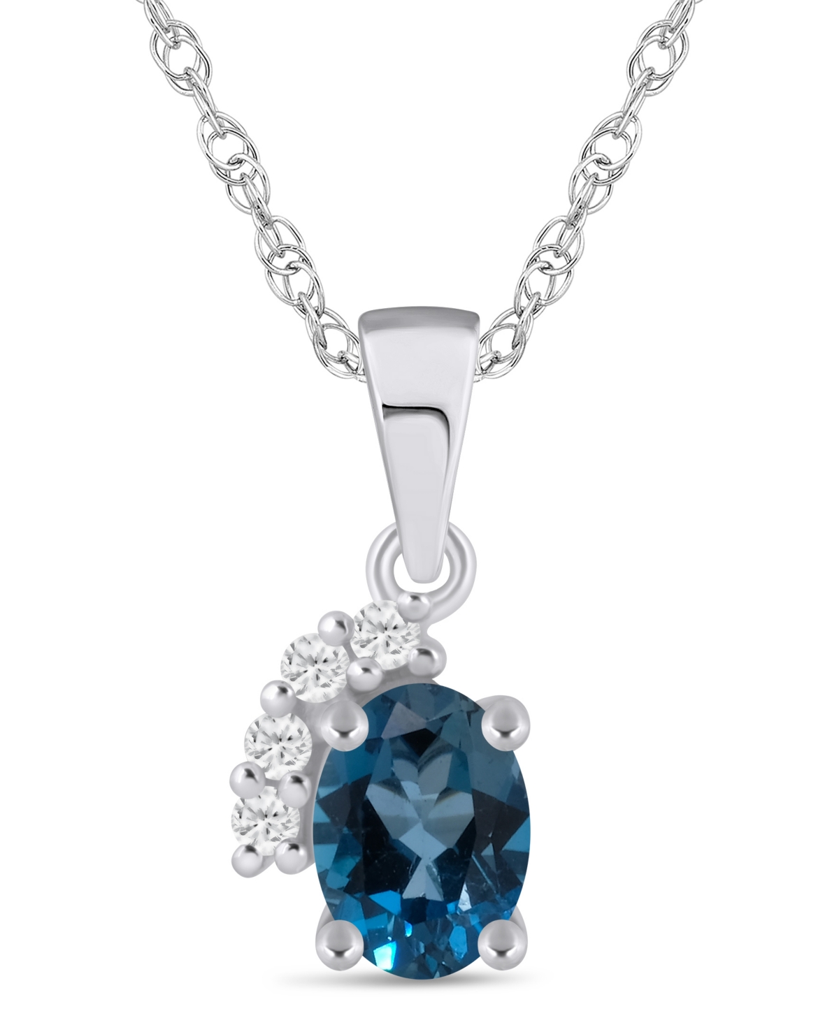 Click here for Macys Gemstone and Diamond Pendant Necklace (1/20... prices