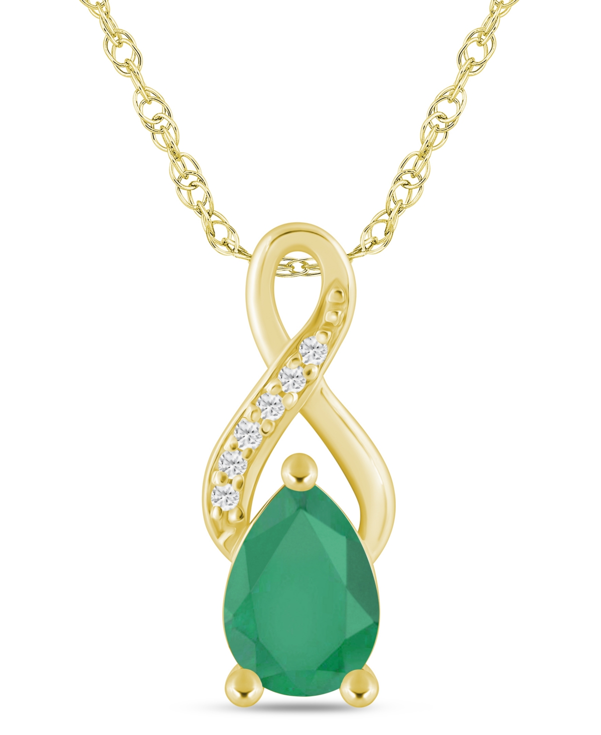 Click here for Macys Gemstone and Diamond Accent Pendant Necklace... prices