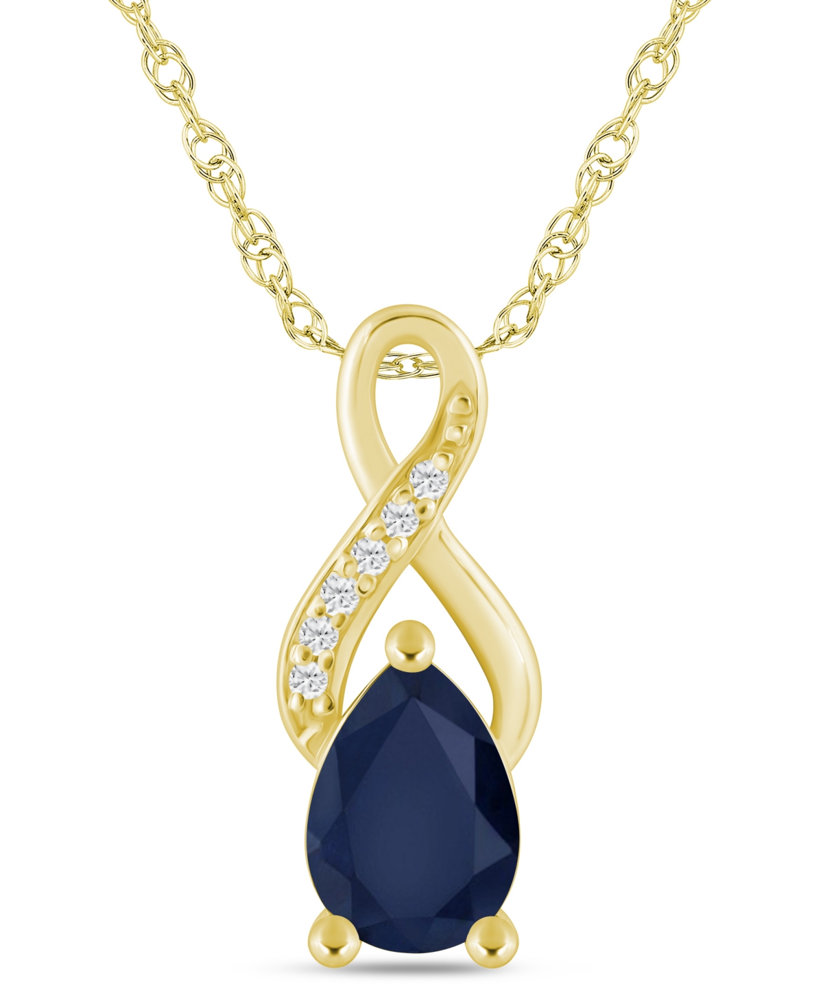 Click here for Macys Gemstone and Diamond Accent Pendant Necklace... prices