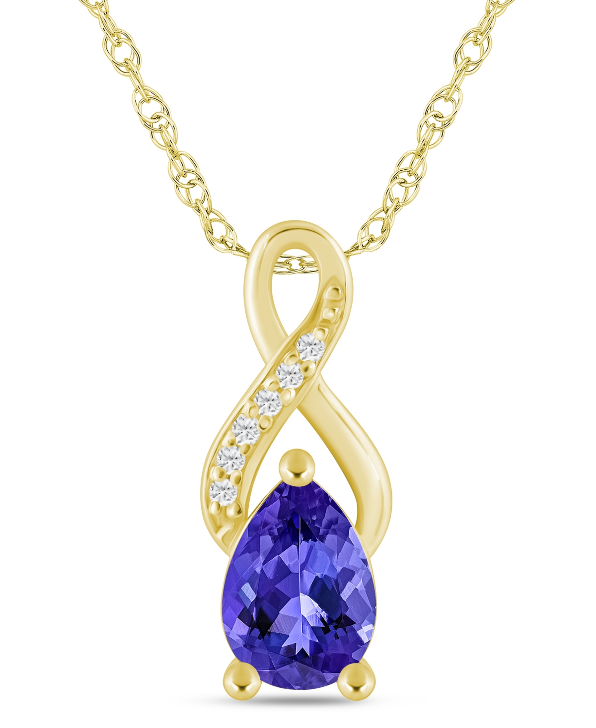 Click here for Macys Gemstone and Diamond Accent Pendant Necklace... prices
