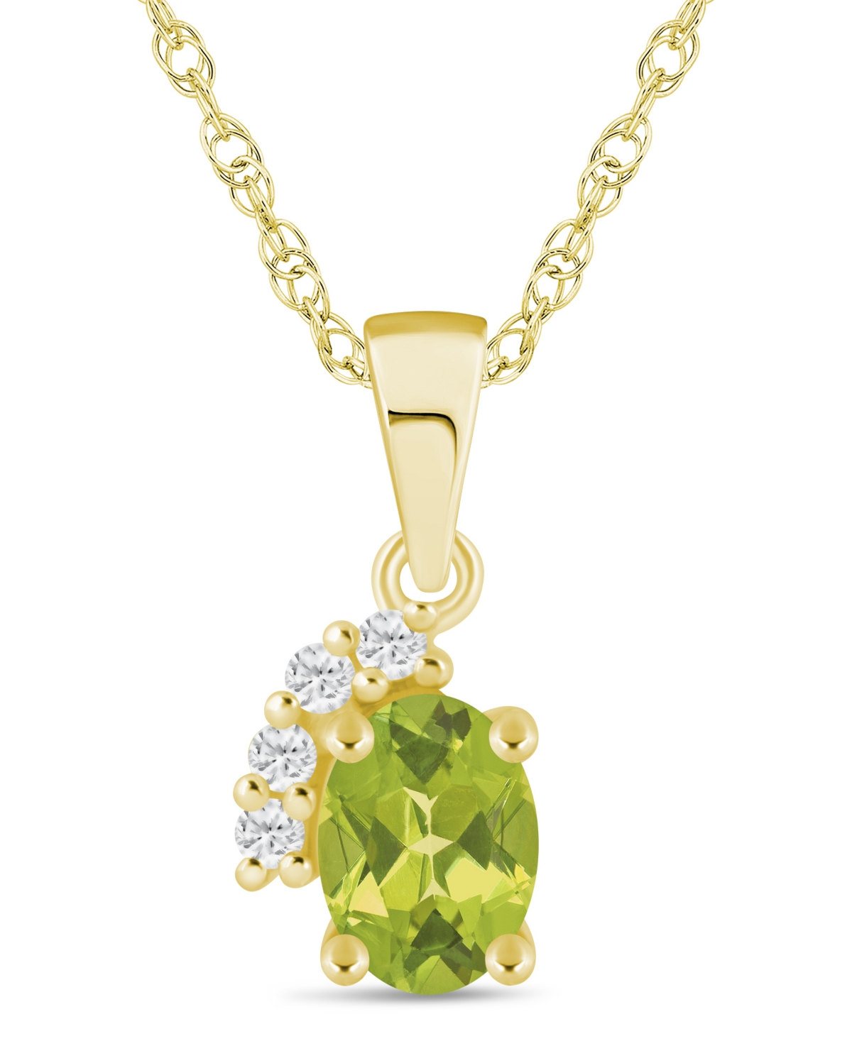 Click here for Macys Gemstone and Diamond Pendant Necklace (1/20... prices