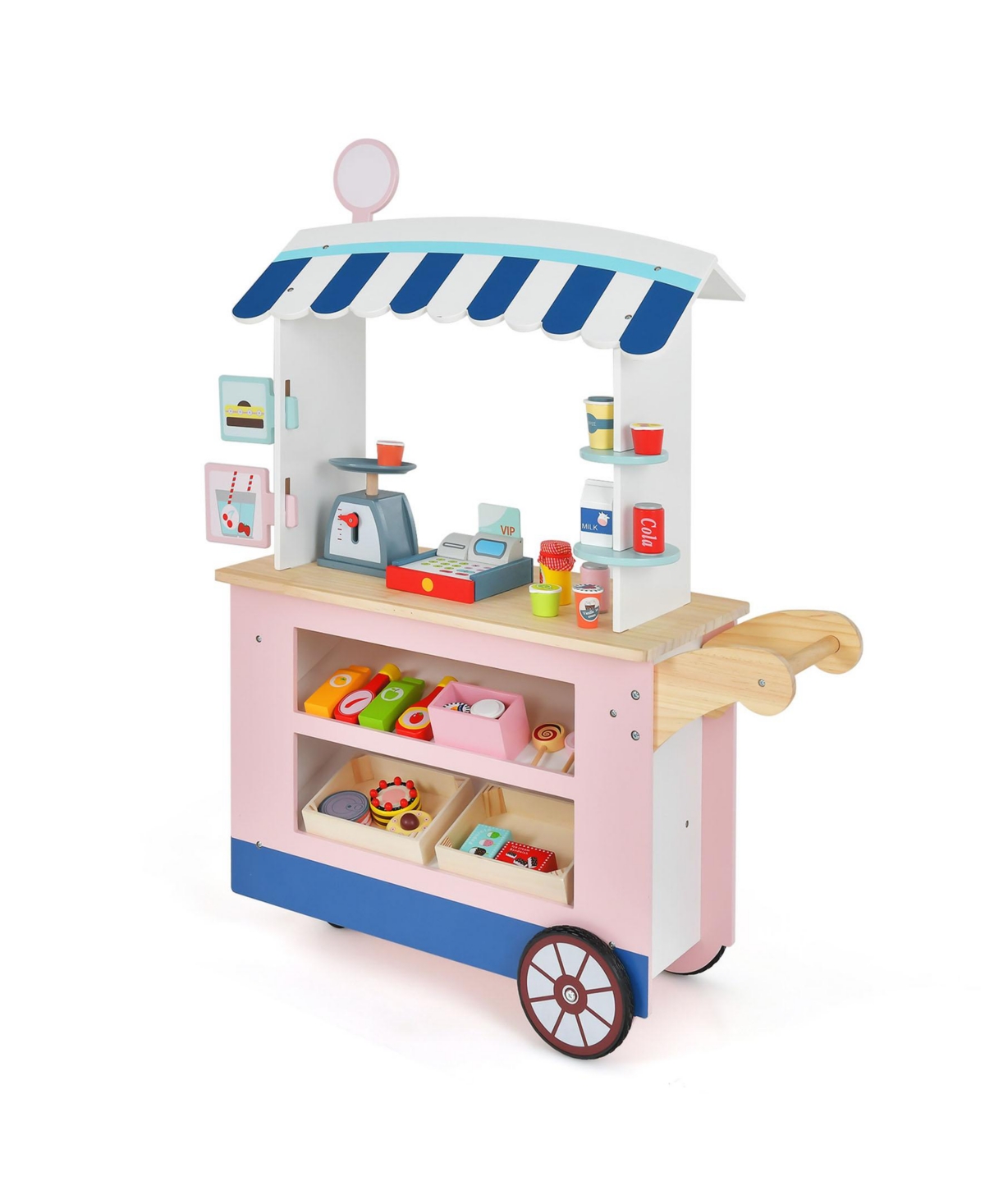 Click here for Sugift Toy Cart Play Set with Pos Machine and Love... prices