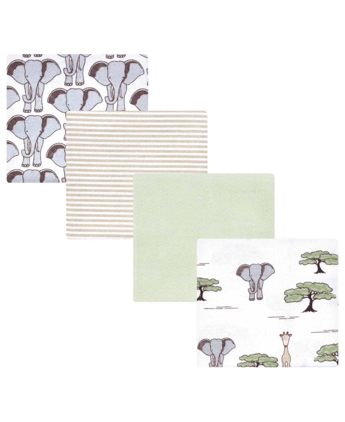 Click here for Hudson Baby Cotton Flannel Receiving Blankets 4-Pa... prices