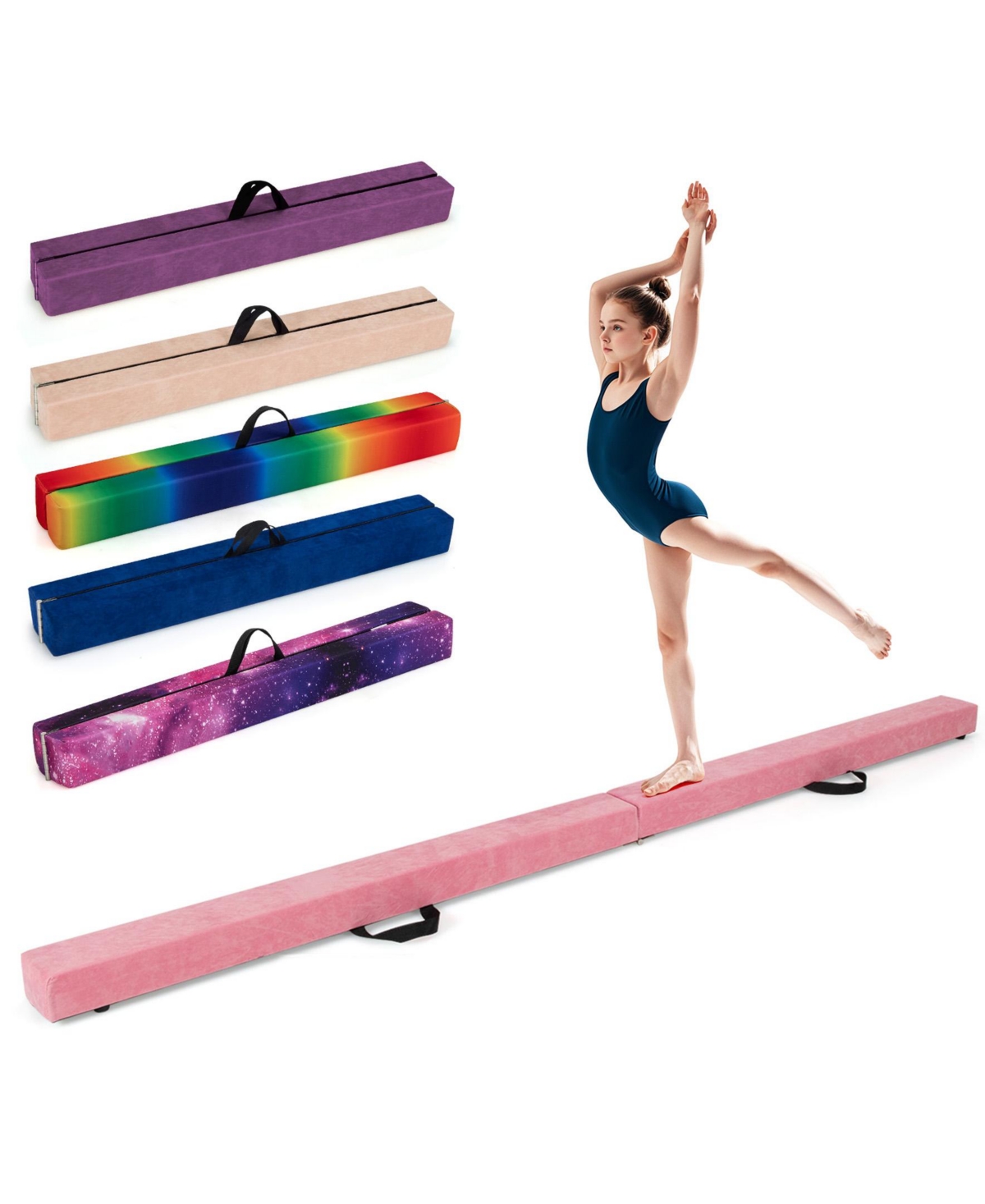 Click here for Sugift Folding Balance Beam with Solid Wood Base a... prices