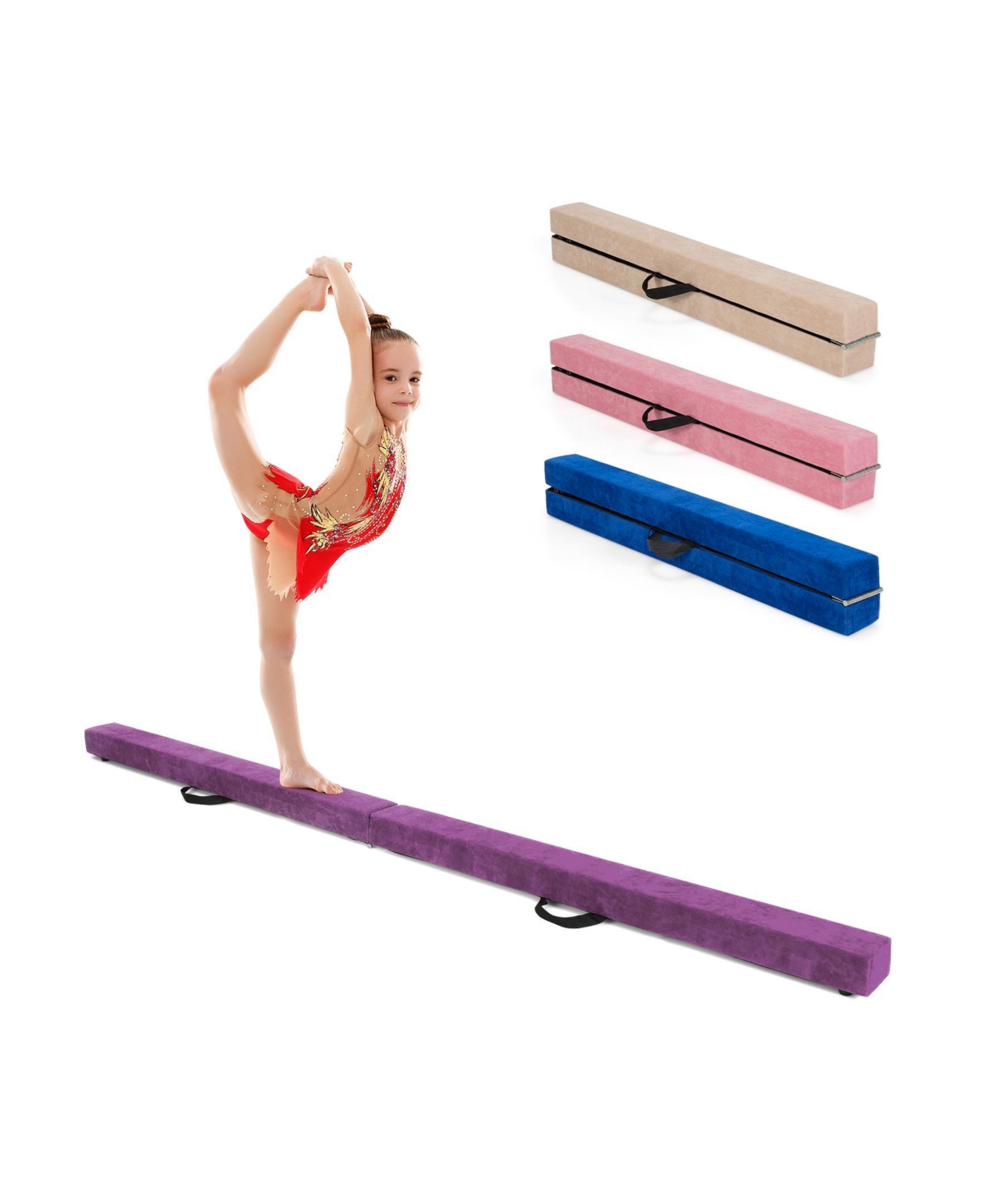 Click here for Sugift 7 Feet Folding Portable Floor Balance Beam... prices