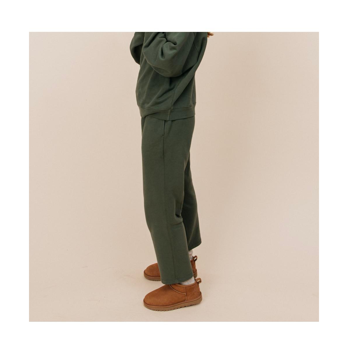 Click here for Ocio Womens Organic Cotton Teddy Cropped Pant - Sp... prices