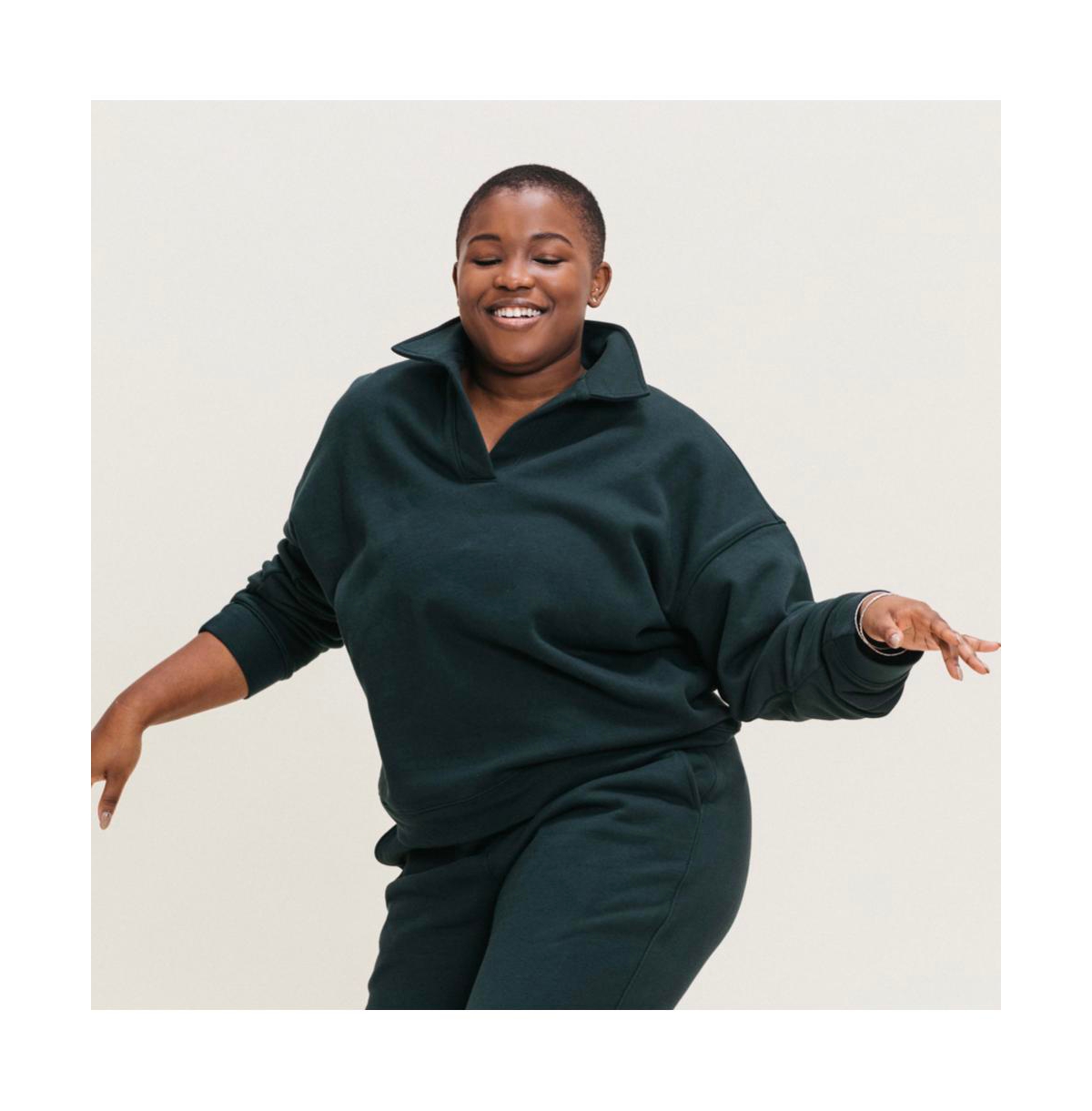 Click here for Ocio Plus Size Organic Cotton Teddy Polo Crew Spec... prices