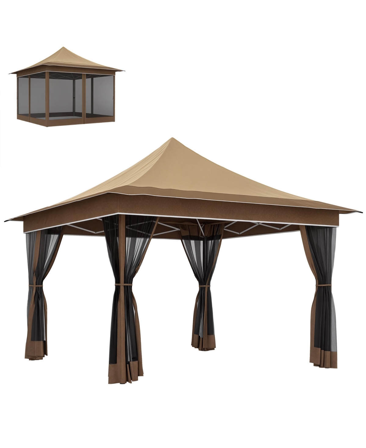 Click here for Outsunny 12 x 12 ft. Pop Up Canopy Tent  Inst Shel... prices