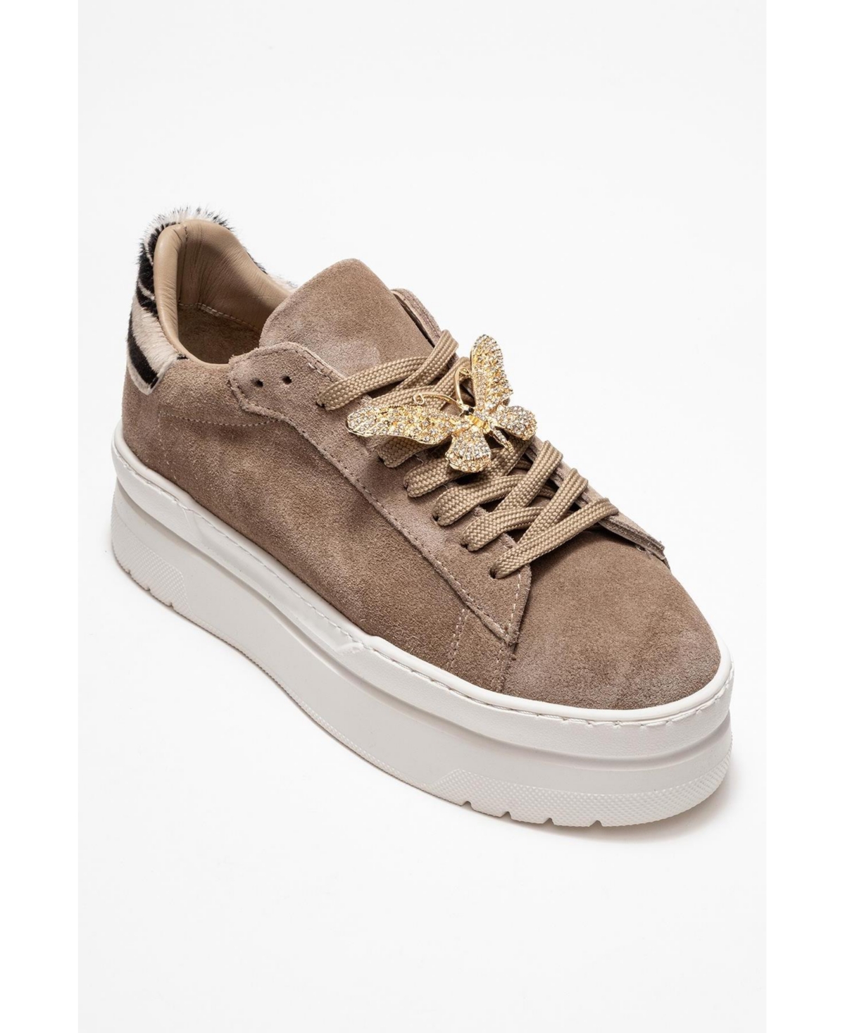 Click here for Forever & Always Shoes Womens Warron Leather Sneak... prices