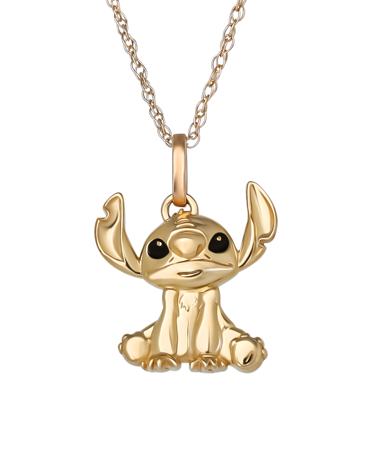 Click here for Disney Stitch Pendant Necklace in 10K Yellow Gold... prices