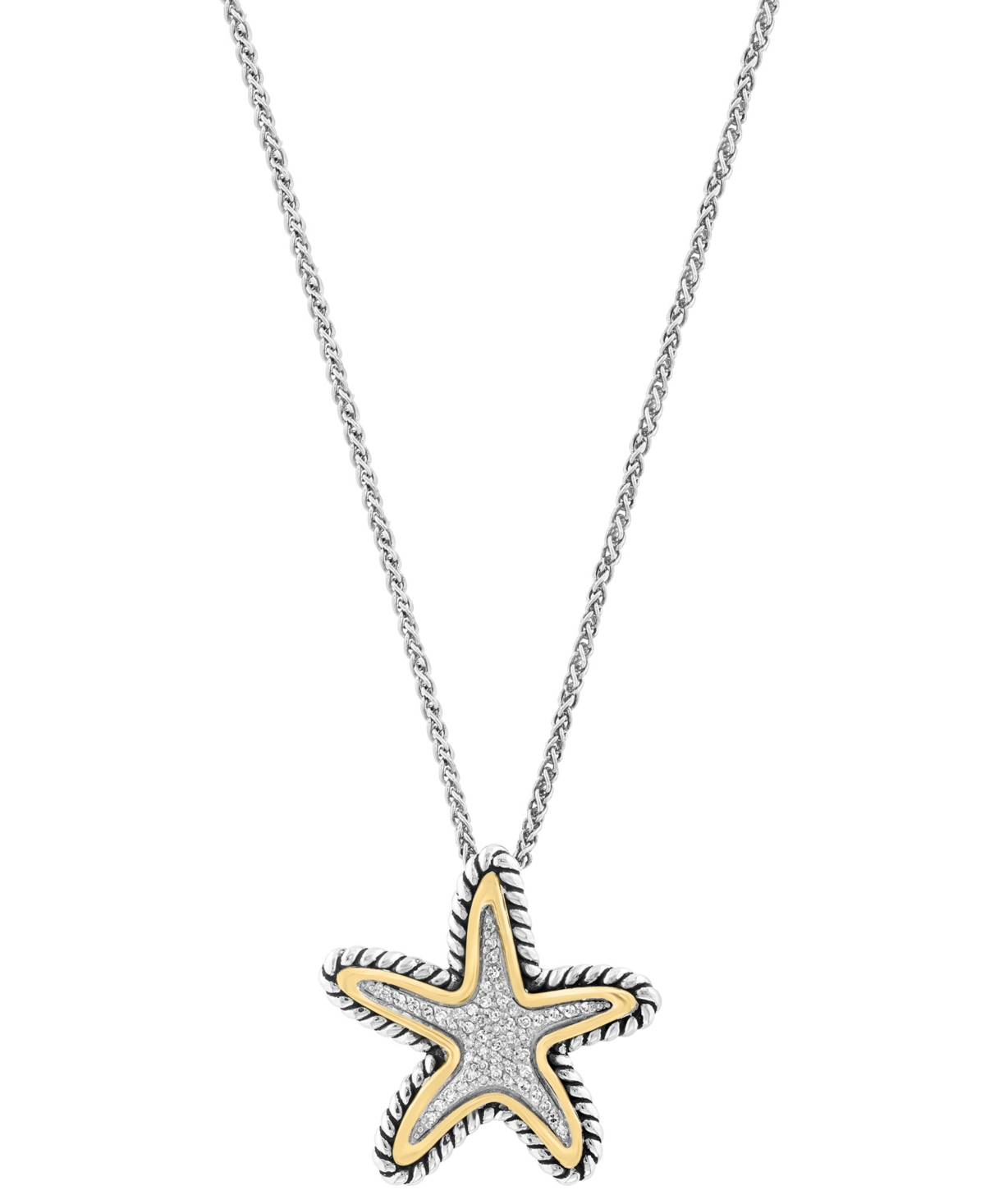 Click here for Effy Collection White Diamond Pendant Necklace (1/... prices