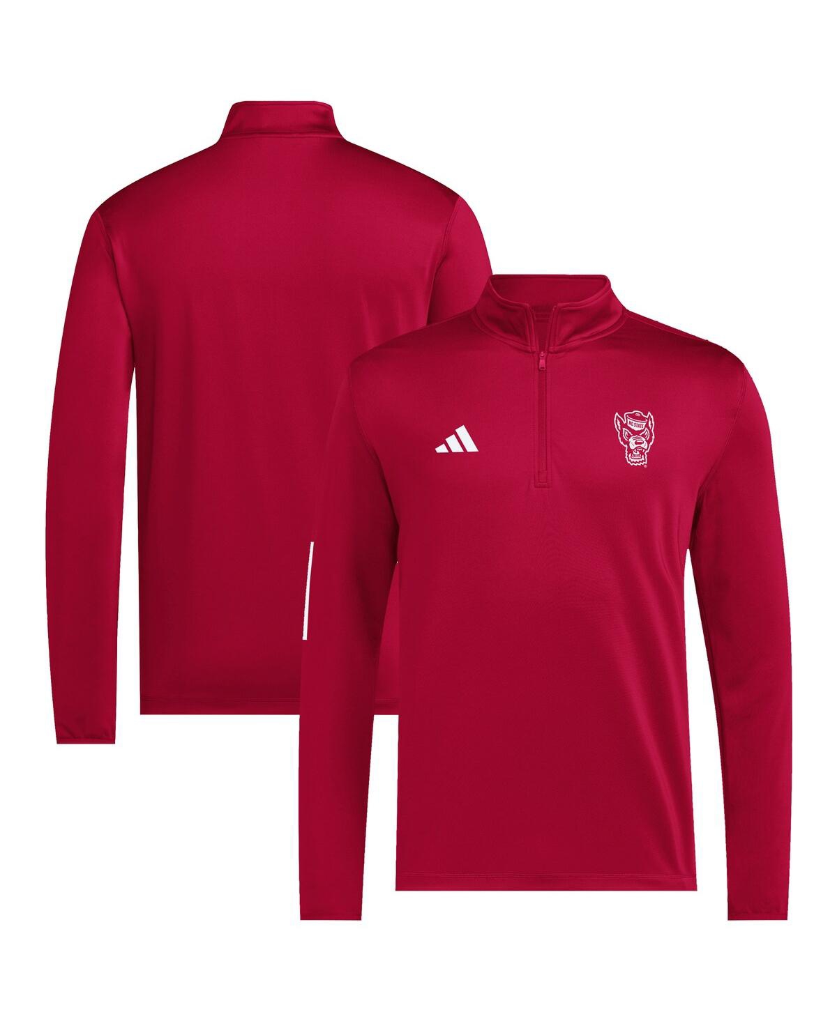 Click here for Adidas Mens Red Nc State Wolfpack Strategy Half-Zi... prices