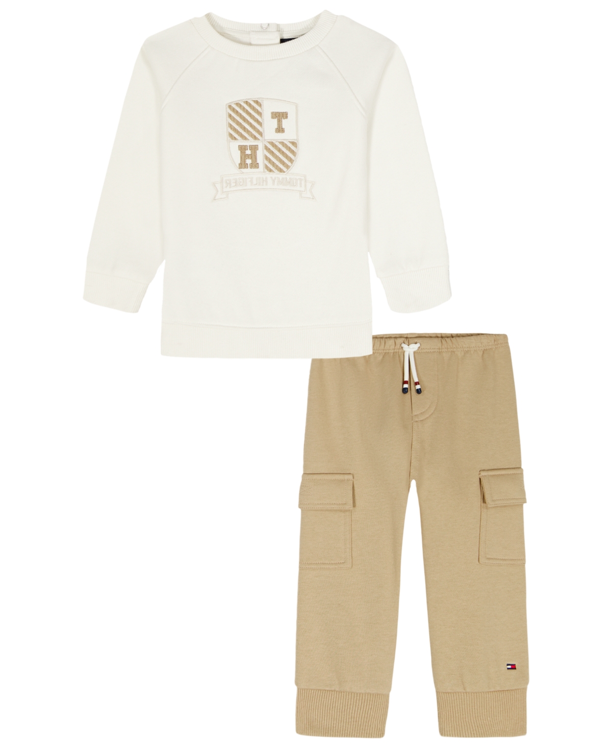 Click here for Tommy Hilfiger Baby Boys Crewneck Top and Pants  2... prices