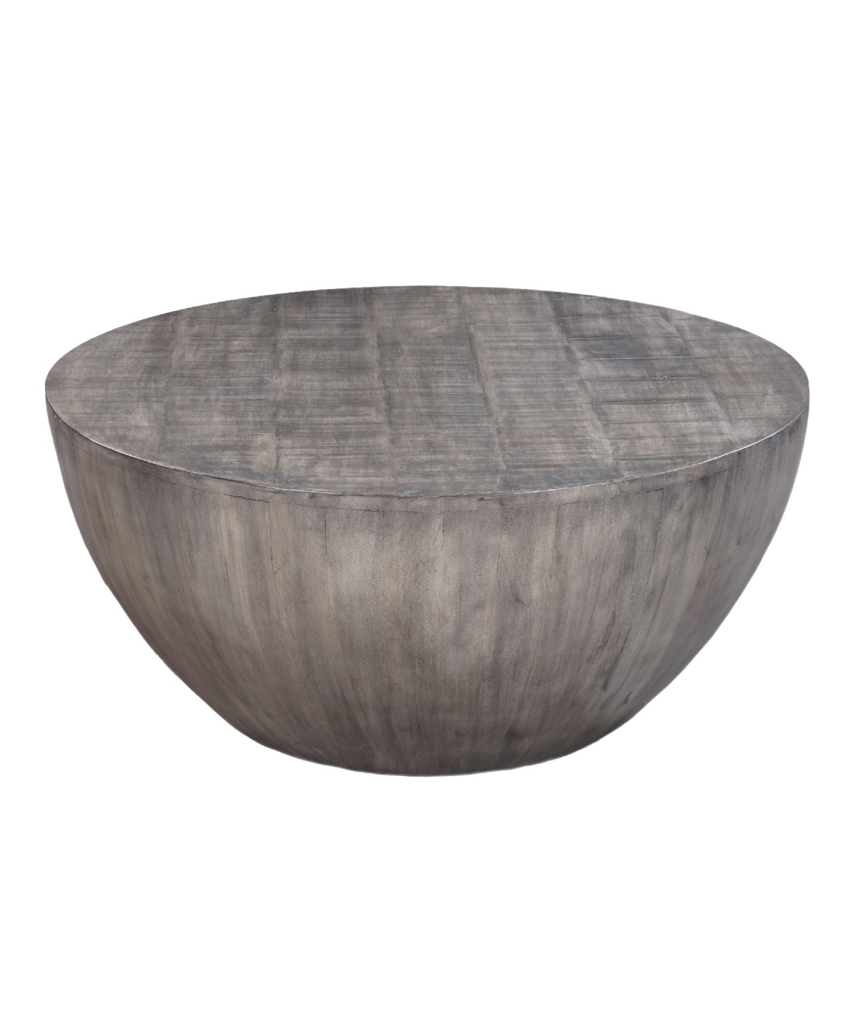 Click here for Benzara 36 Mango Wood Handcrafted Round Coffee Tab... prices