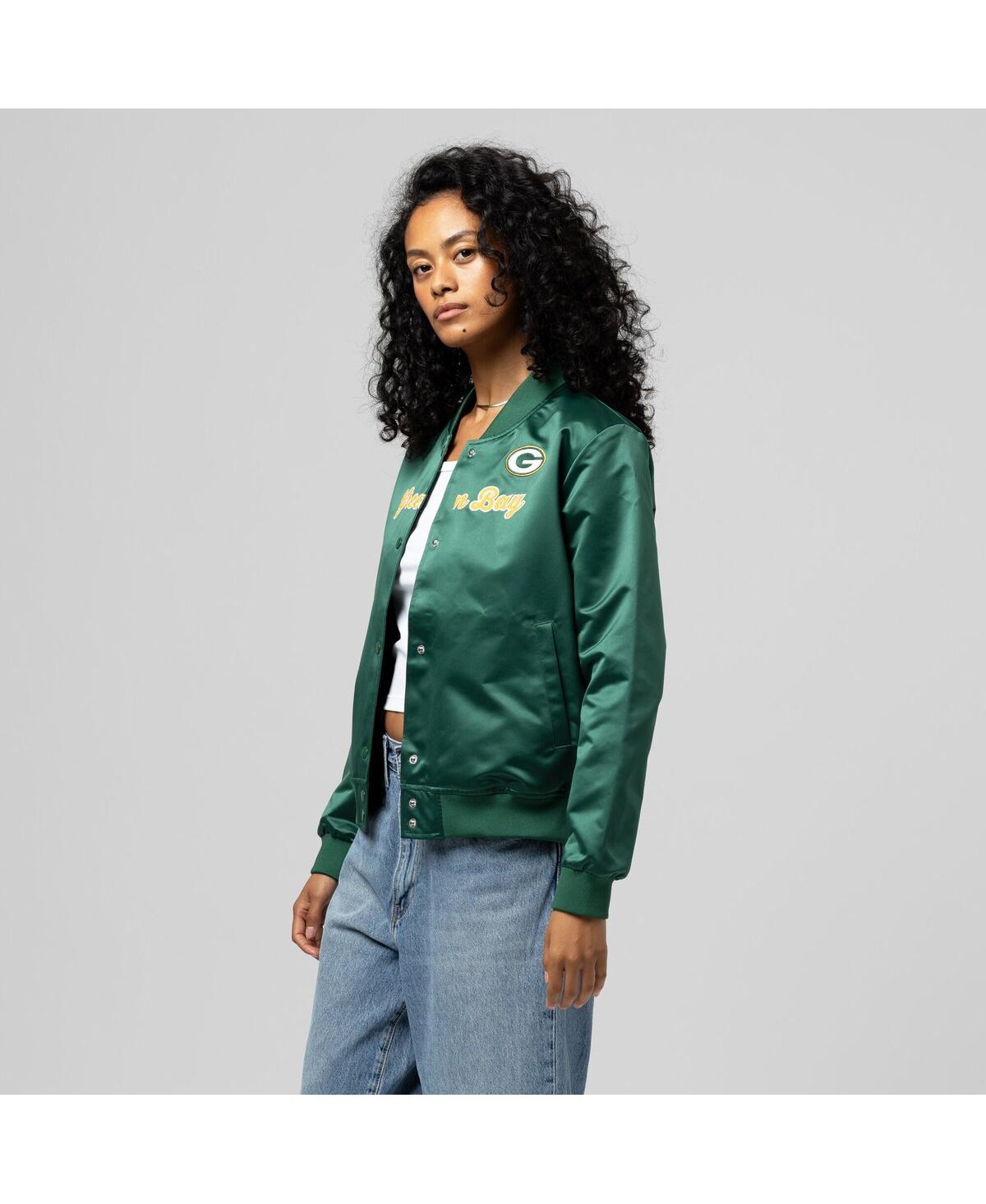 Click here for Mitchell & Ness Womens Green Bay Packers Full-Snap... prices