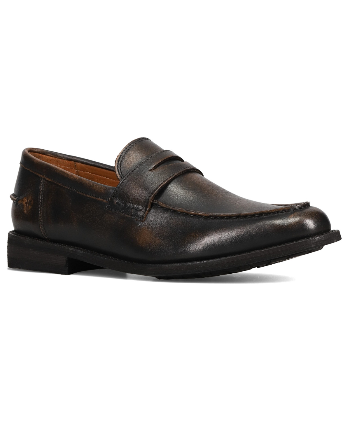 Click here for Frye Mens Tyler Flex Penny Round-Toe Loafers - Bro... prices